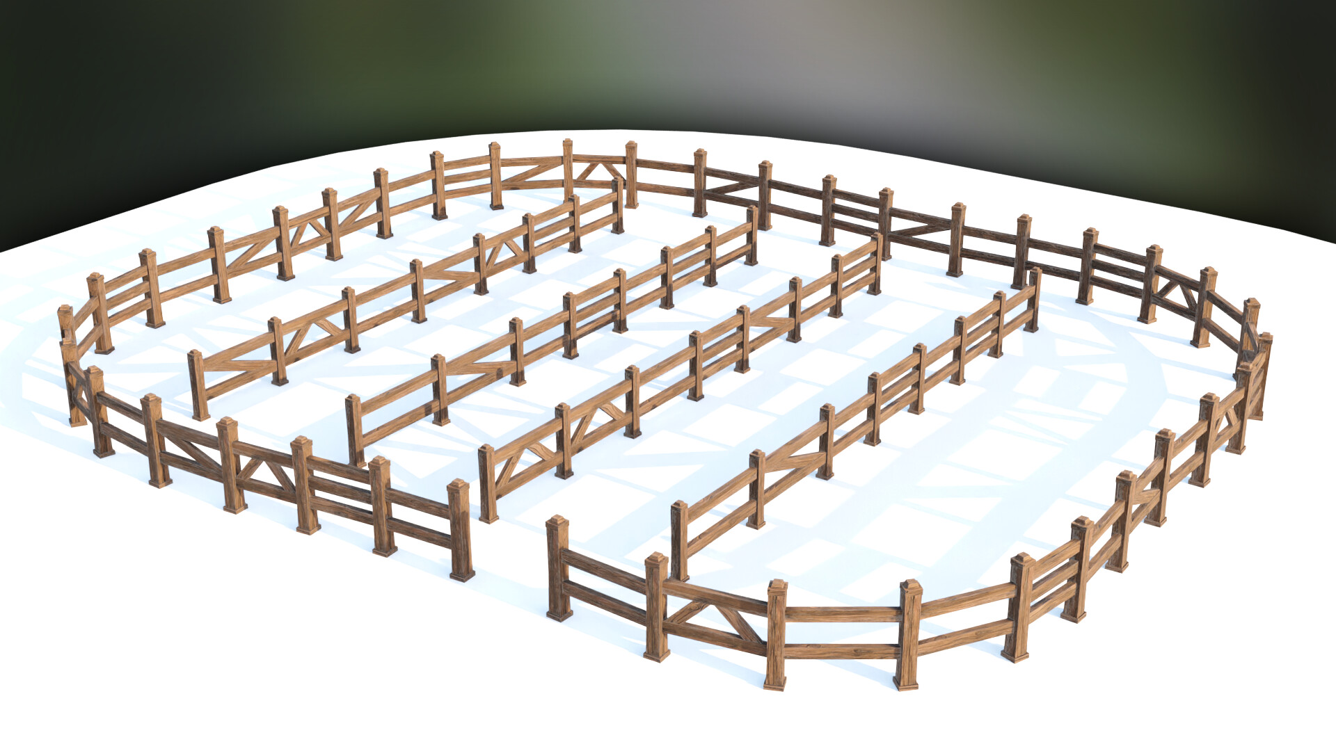 3D Tudor - 3D Tudor Blender Fence Geometry Node - Effortless Custom ...