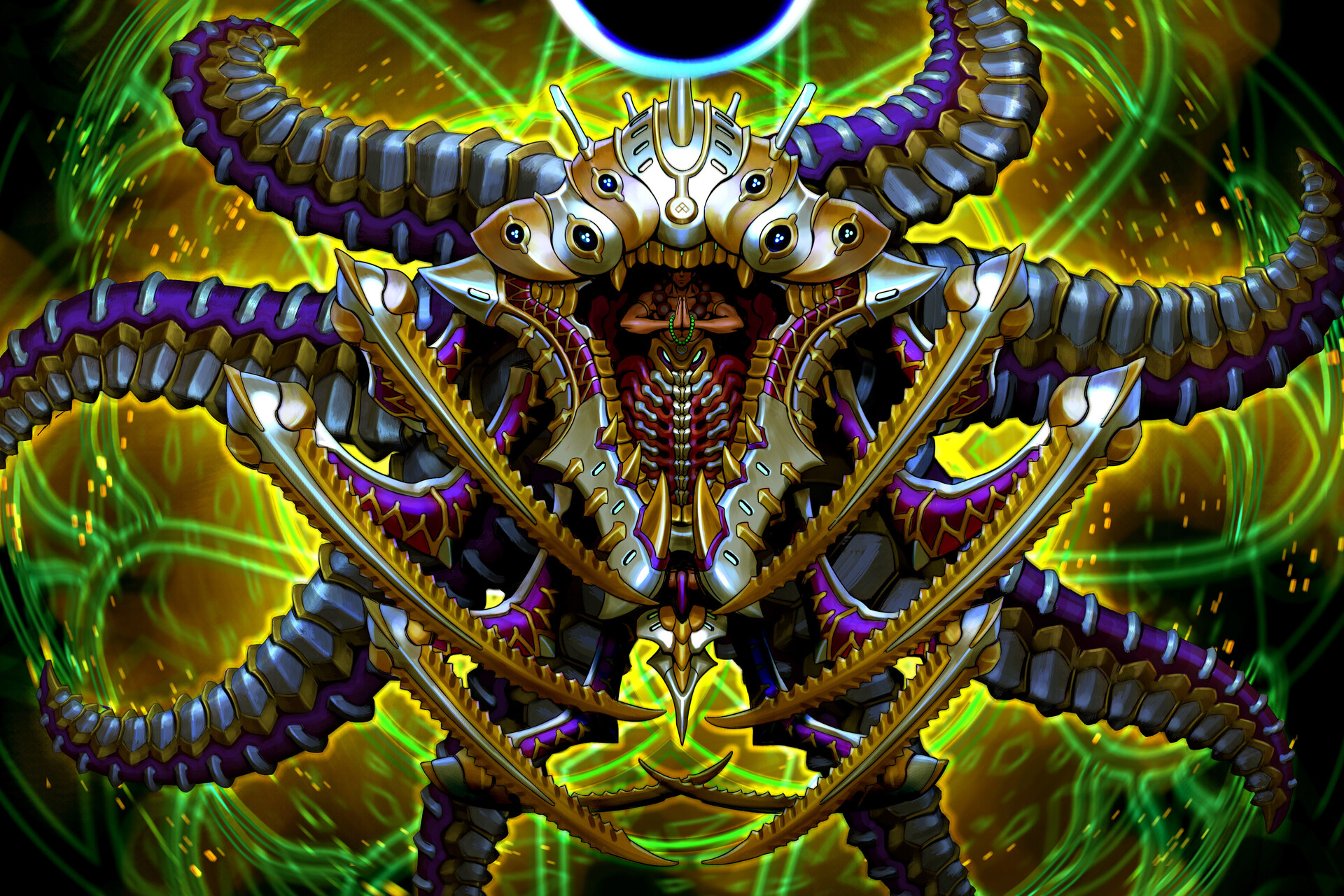 ArtStation - Cosmic Monk