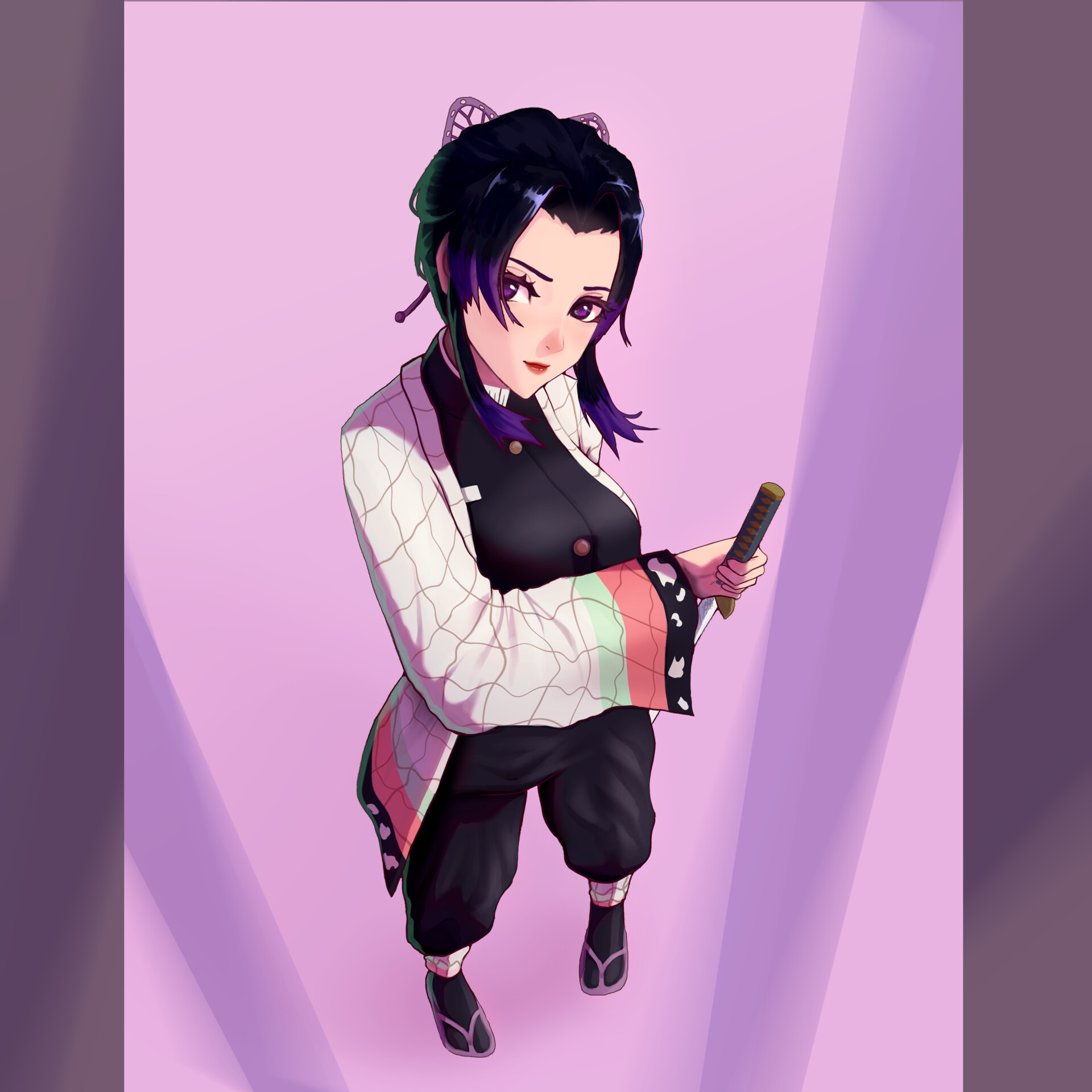 Artstation Shinobu Fanart Comms Open