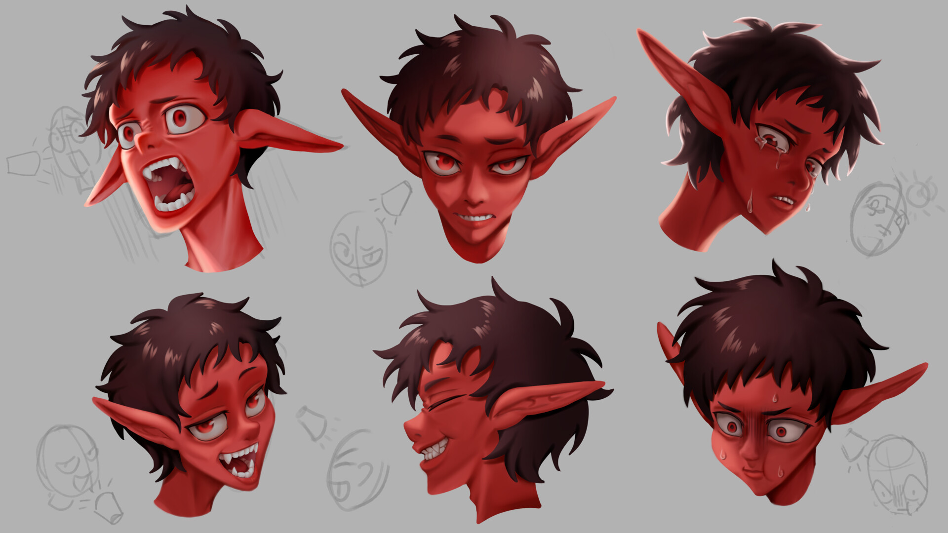 ArtStation - Expressions Practice