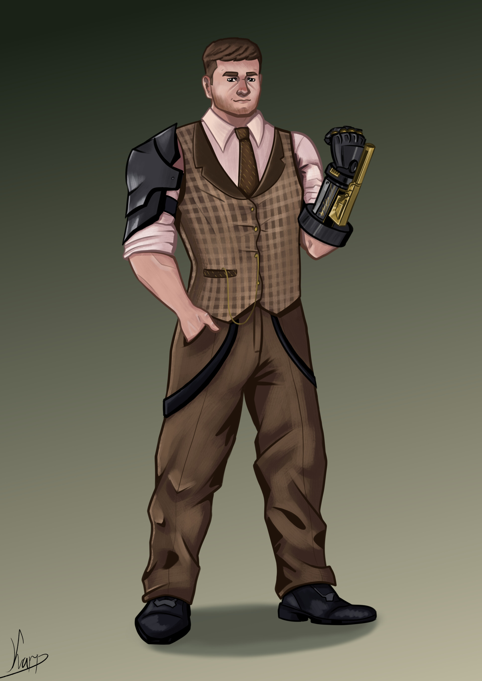 ArtStation - OC Cyborg