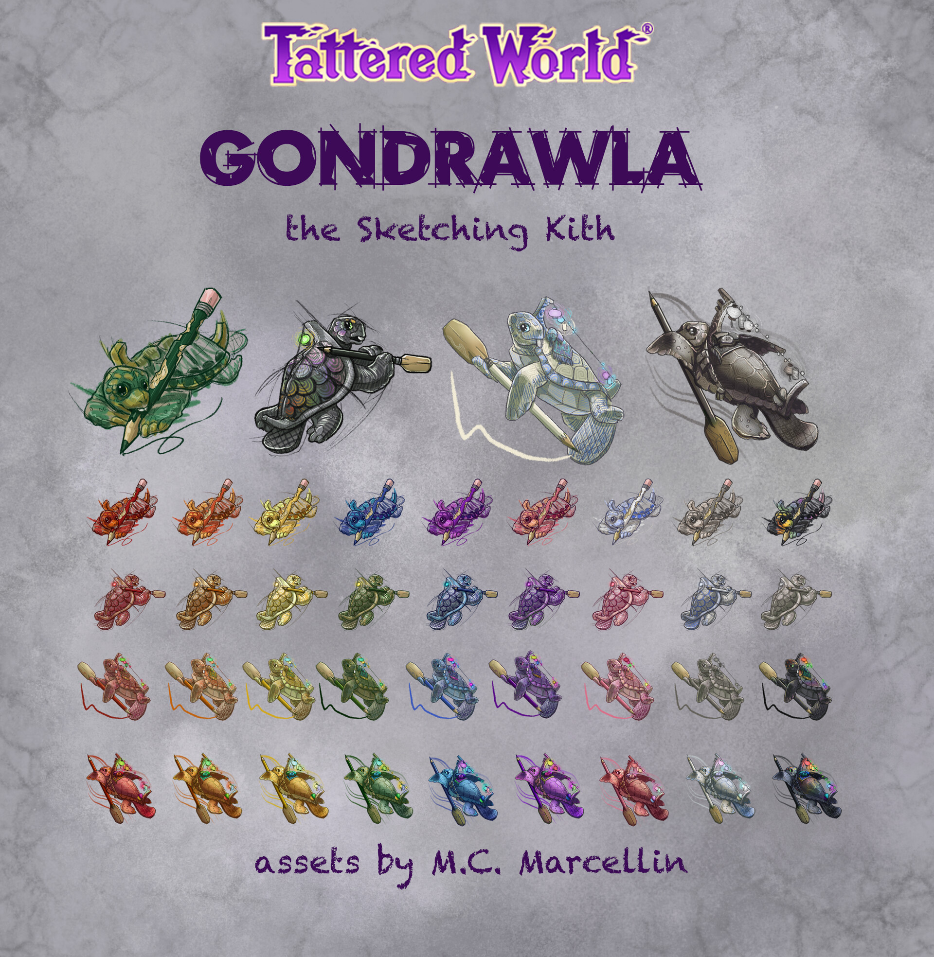 ArtStation - Tattered World - Gondrawla Kith
