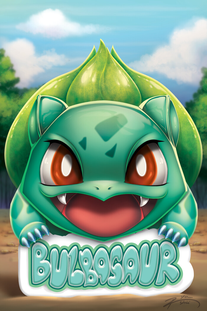 ArtStation - [FanArt] Pokemon - Bulbasaur
