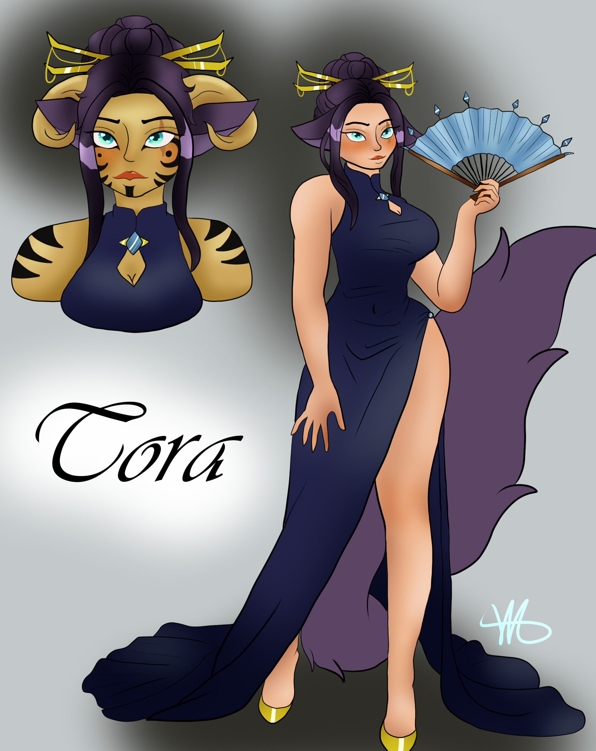 ArtStation - Tora- Abyssal fox demon