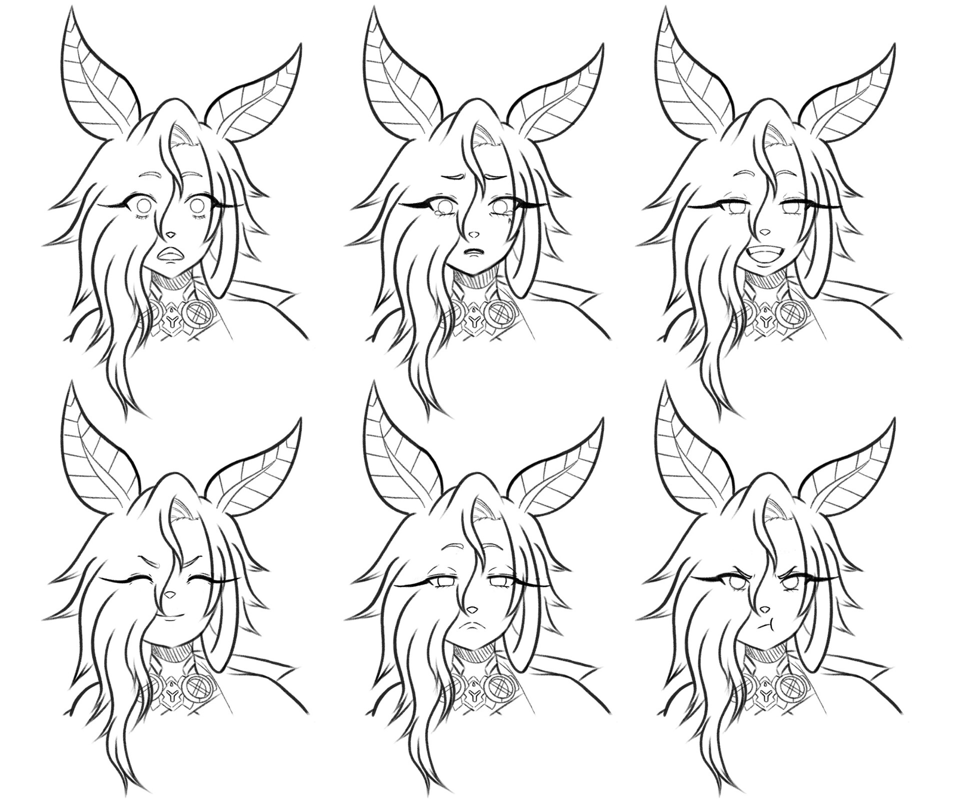 ArtStation - Facial Expressions of Envy