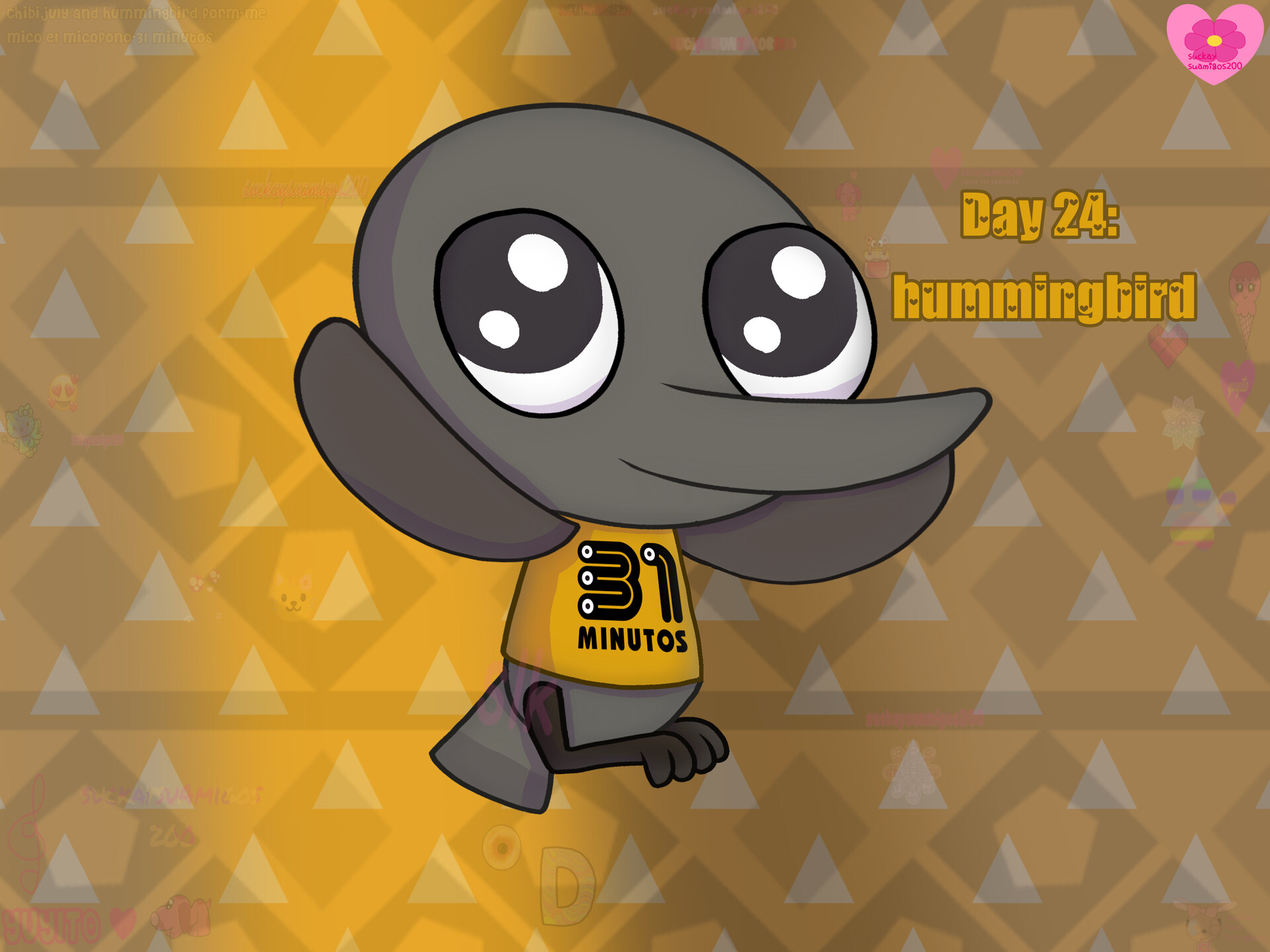 ArtStation - Chibijuly Day 24: hummingbird