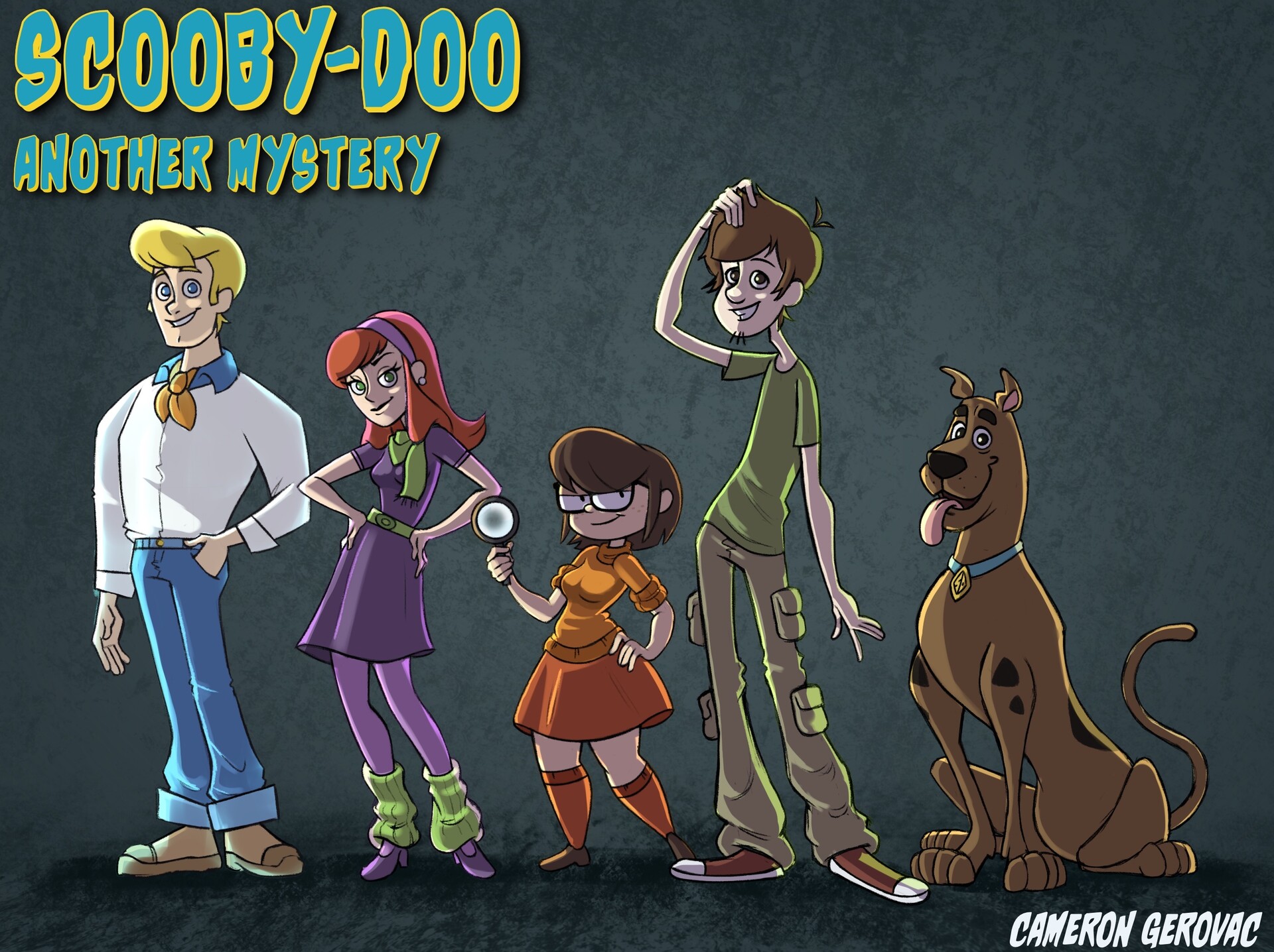 ArtStation - Scooby-Doo Gang Line Up