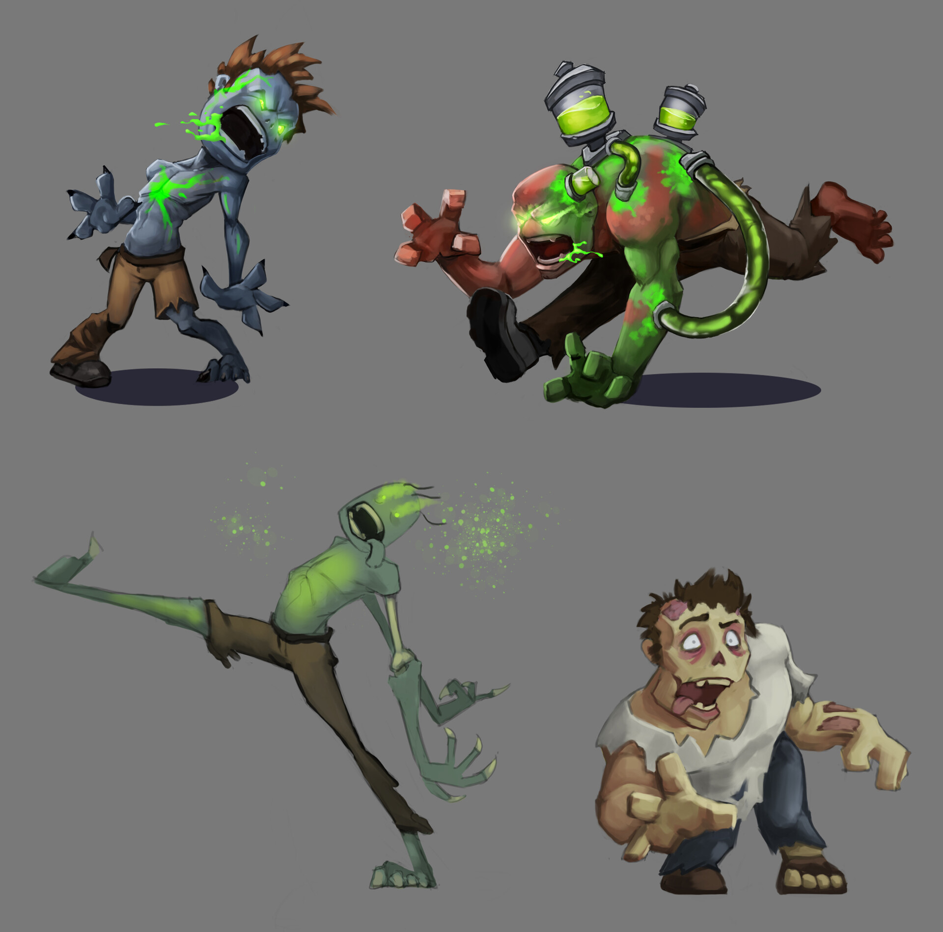 ArtStation - Enemies - Project SCAR