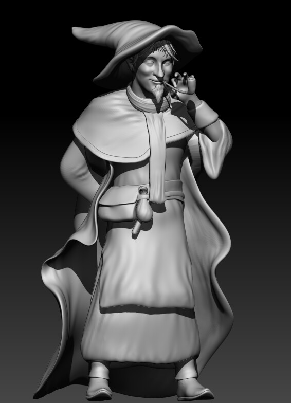 ArtStation - Sharing Progress. Gnome Druid