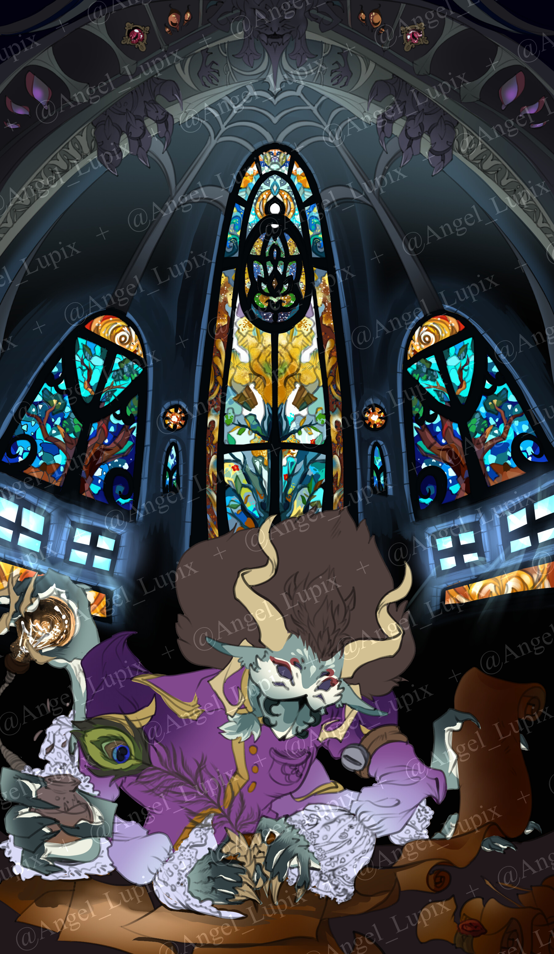 ArtStation - Scribe at work - WIP Bases