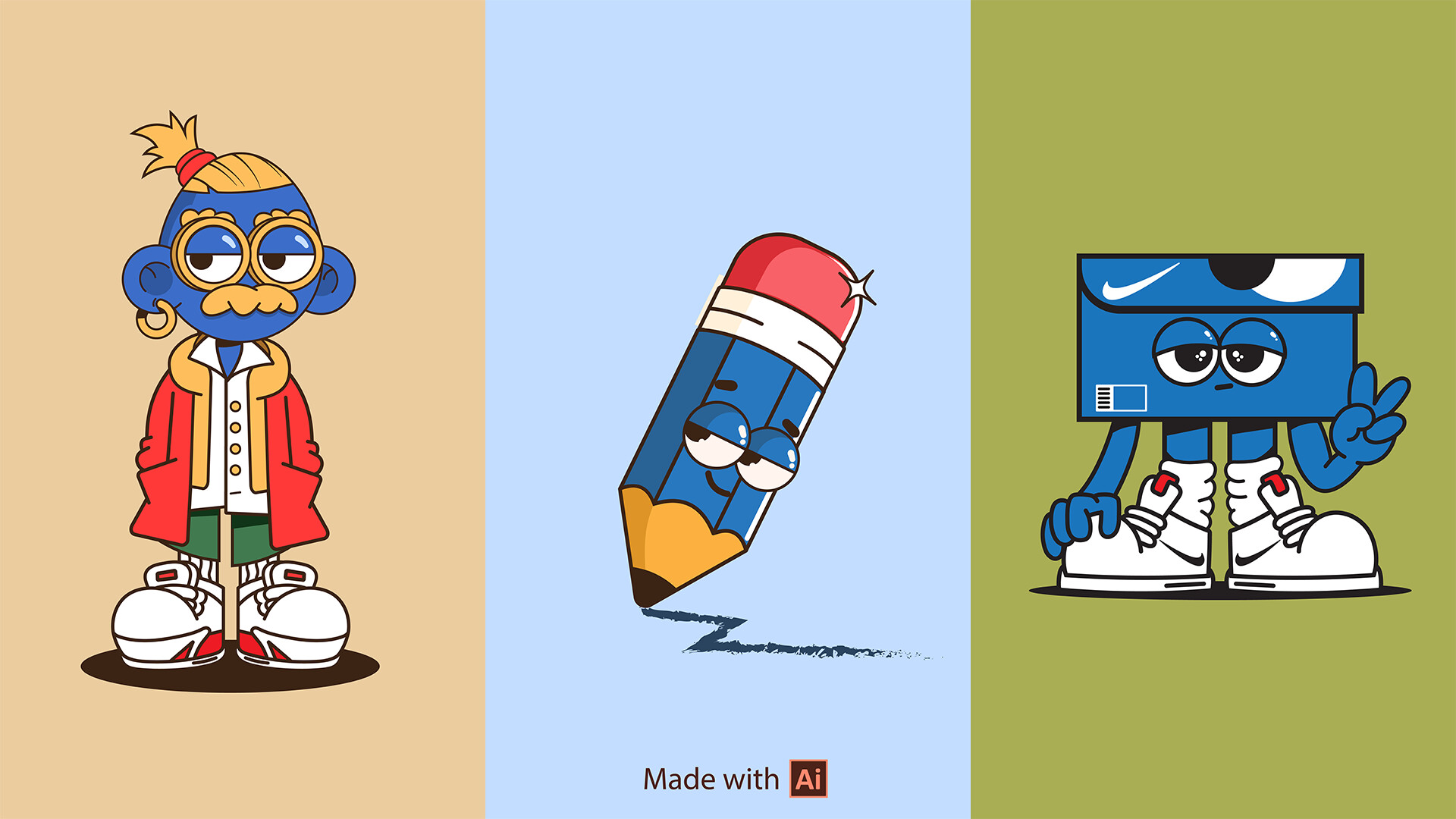 ArtStation - Character Design in Illustrator