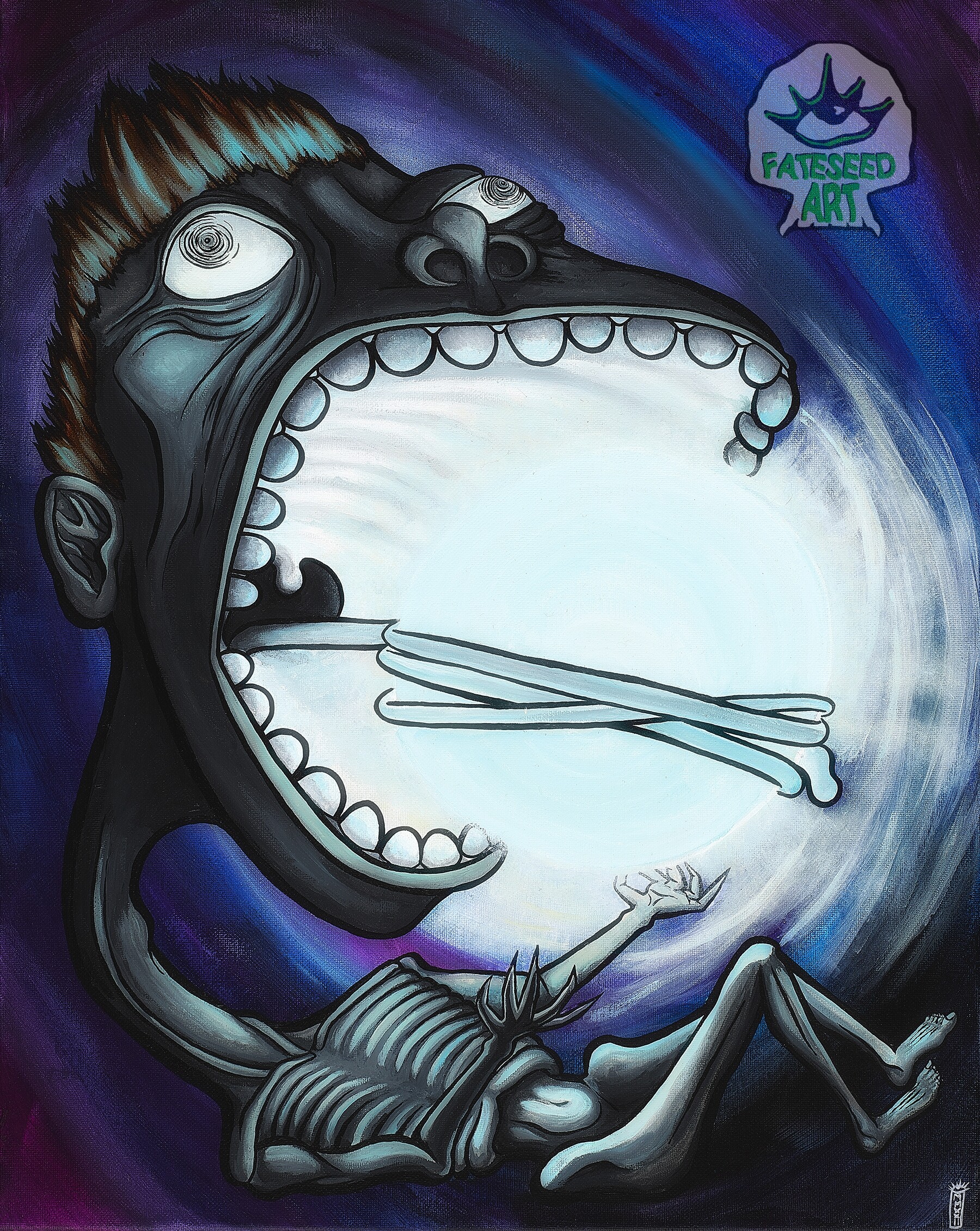 ArtStation - Sun and Moon Eater Diptych