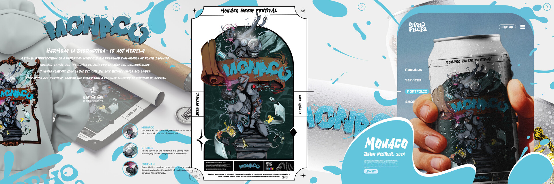 ArtStation - MONACO - beer festival 2024