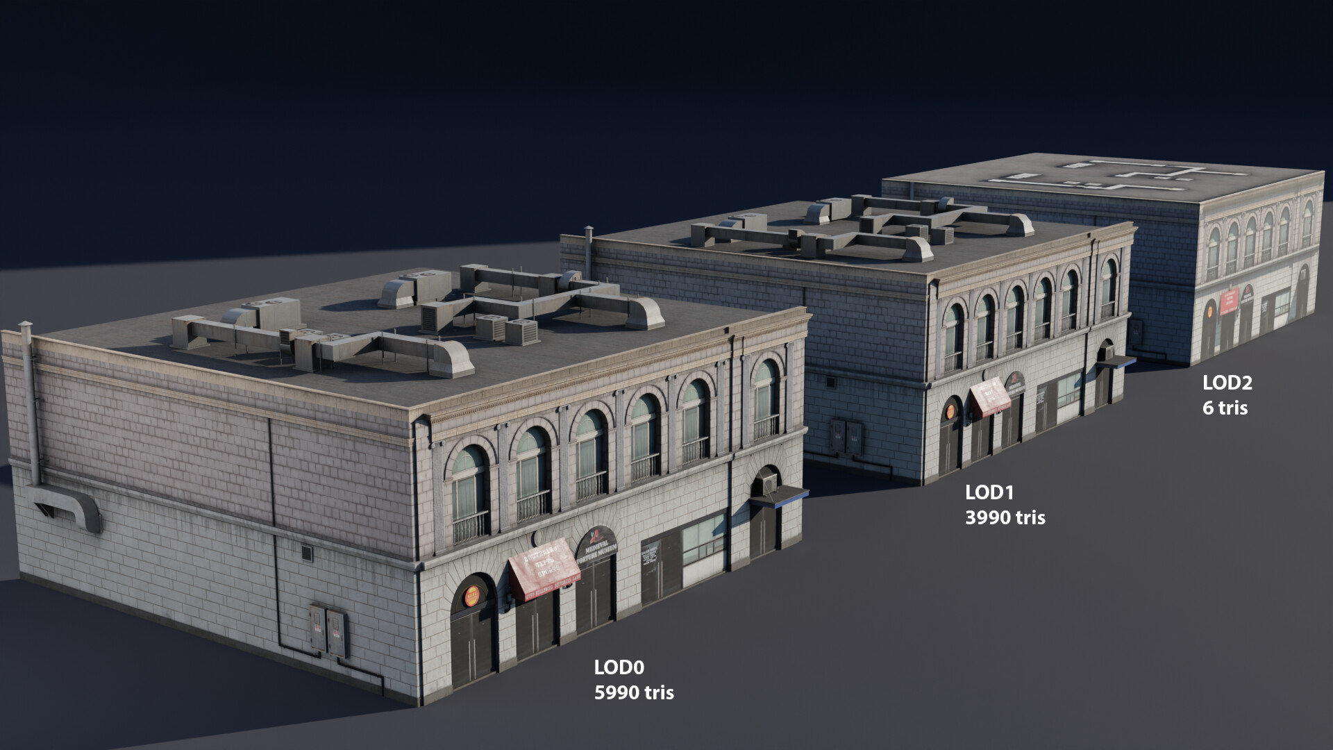 ArtStation - Hollywood building