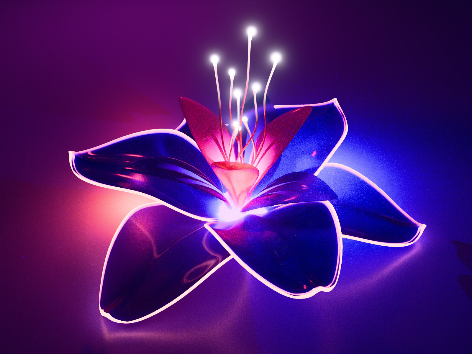 ArtStation - Glowing Flower