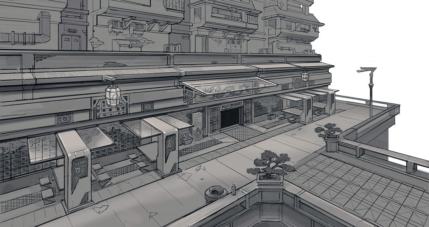 ArtStation - Sci-fi architectural design.