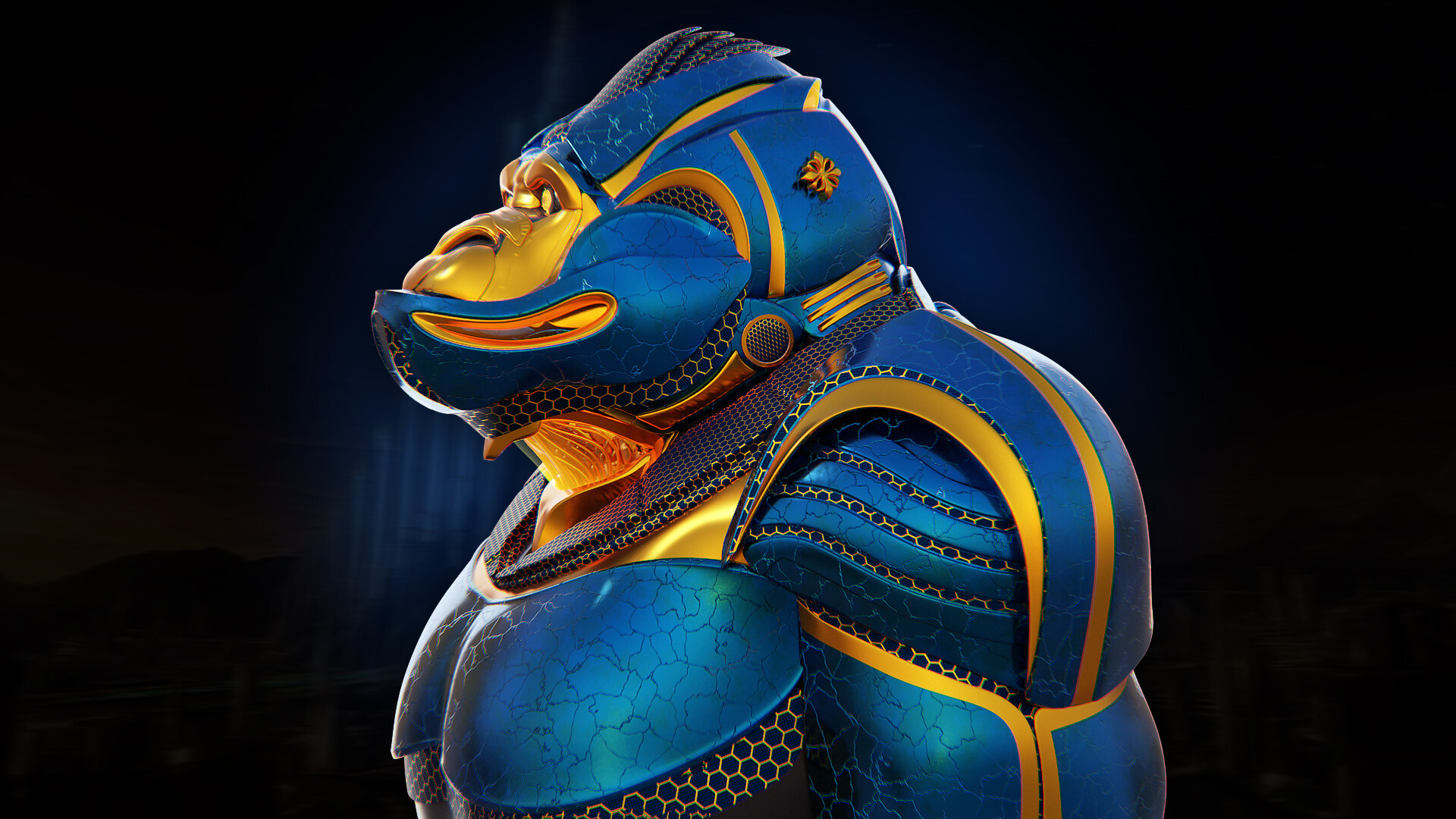 ArtStation - Knight Mech Gorilla