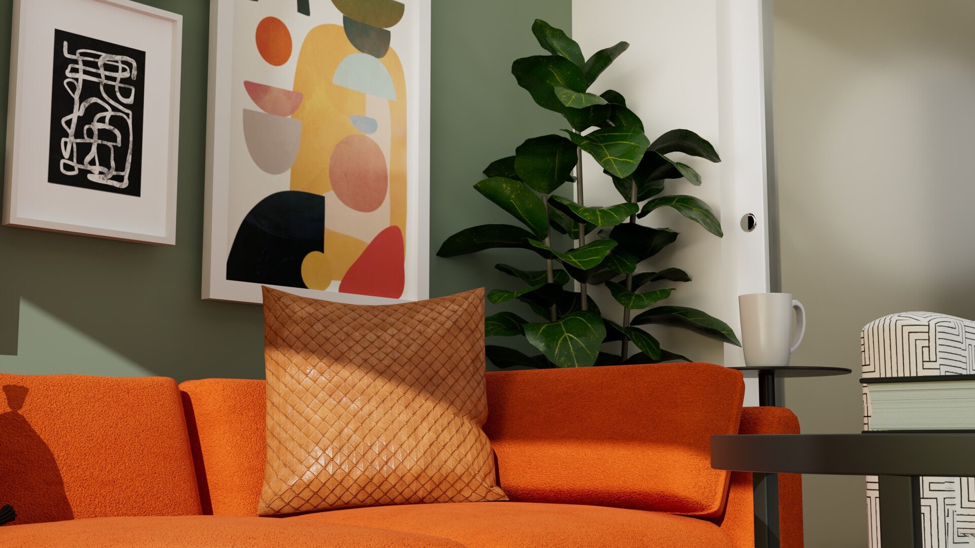 Alaa Baibars - Modern Living Space