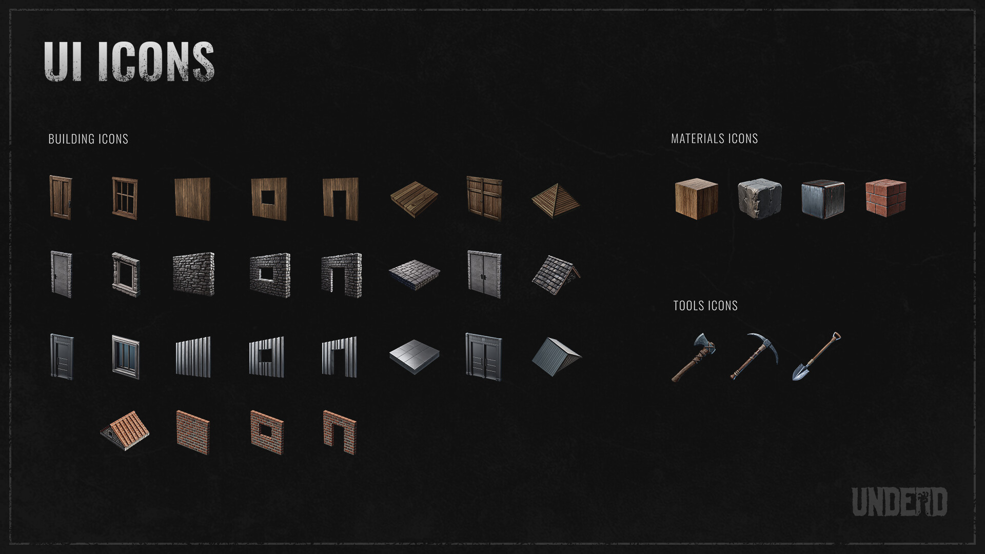 Pykhtik - Undead Mode Items icons set