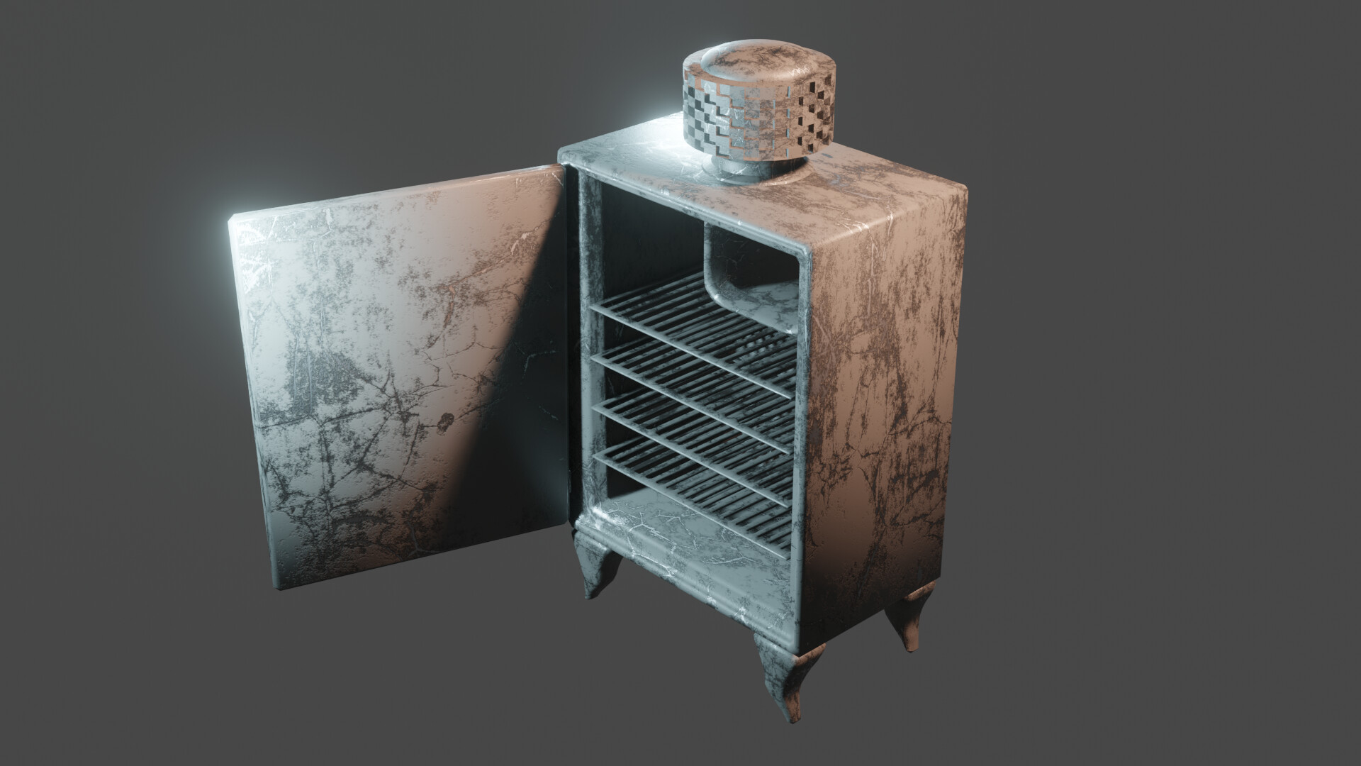 ArtStation - 1800s Fridge (pbr)