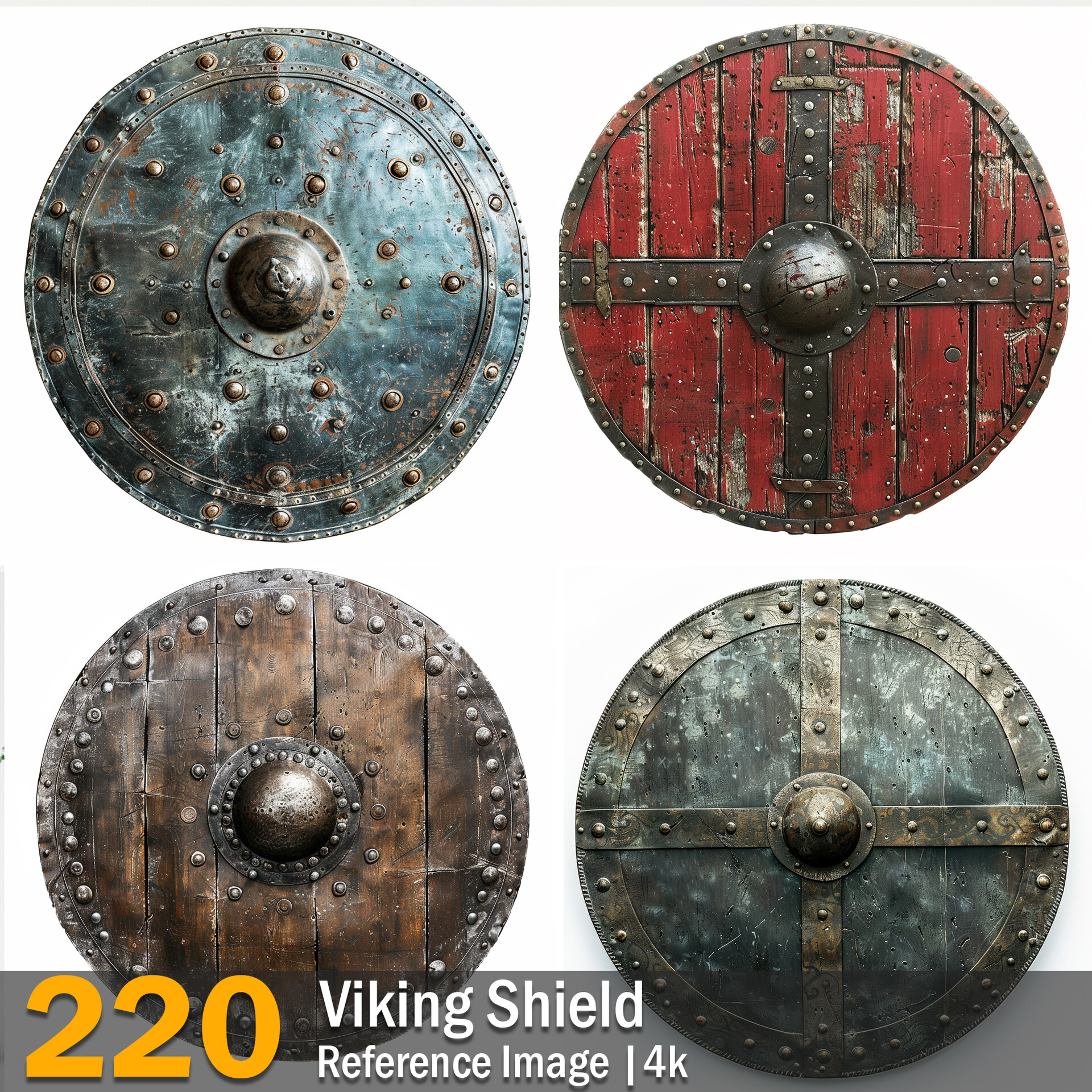ArtStation - Viking Shield | Reference Images | 4K