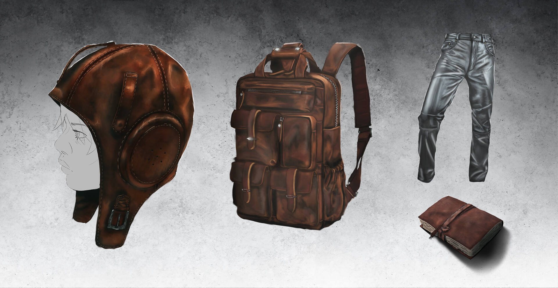 ArtStation - Leather Material Study