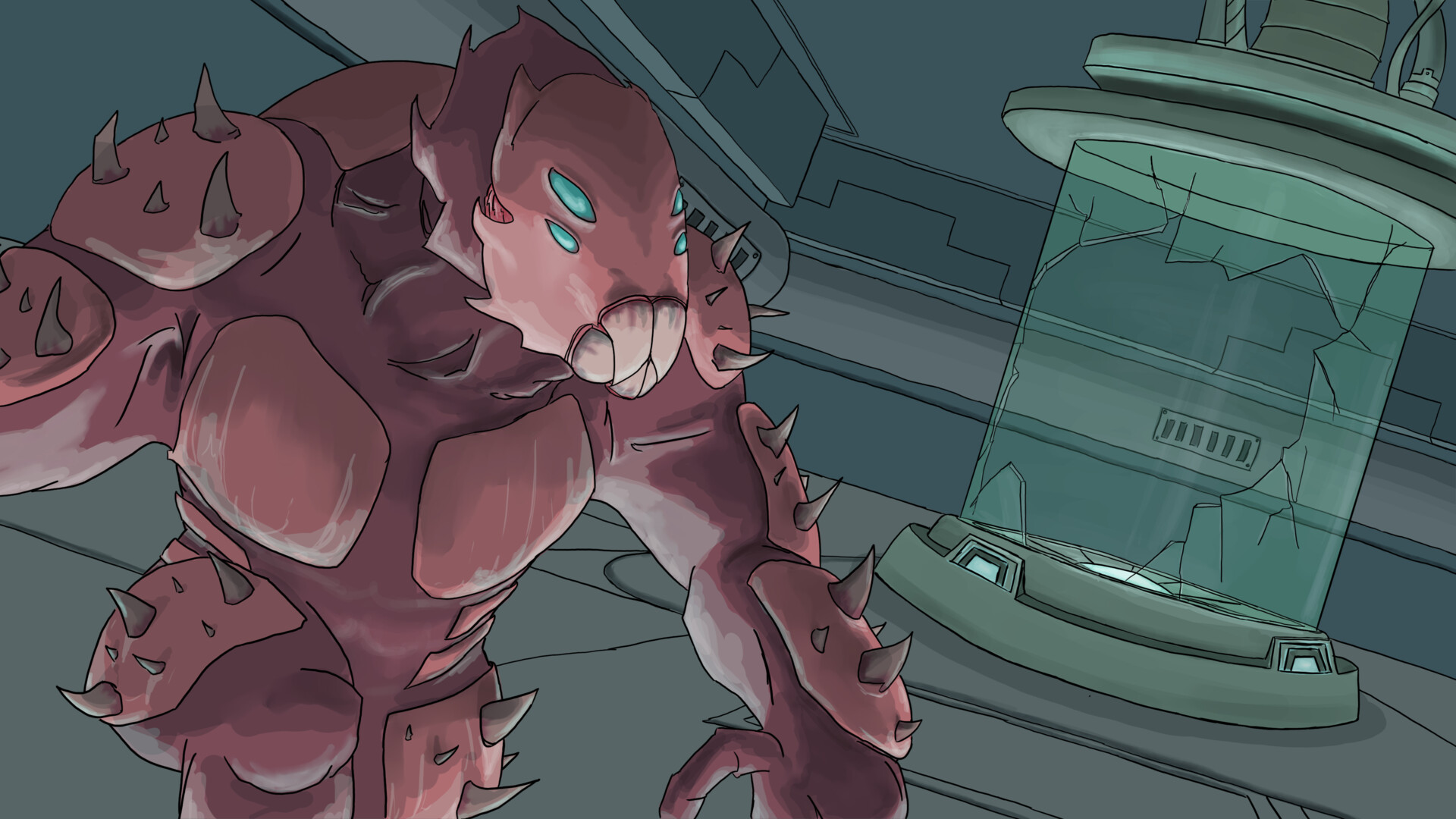 ArtStation - Bio lab Concept art