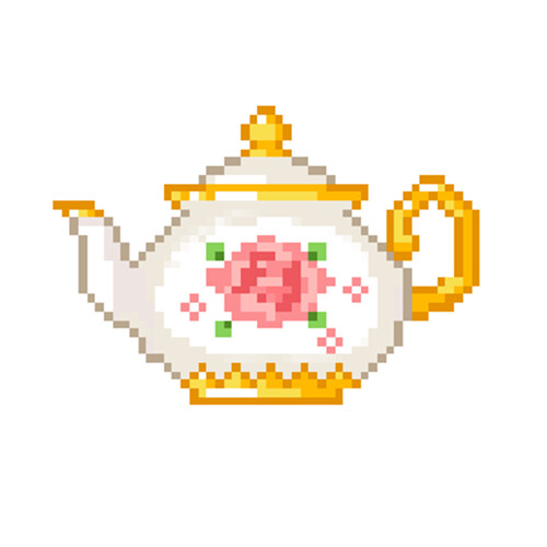 ArtStation - Pixel Tea Pot