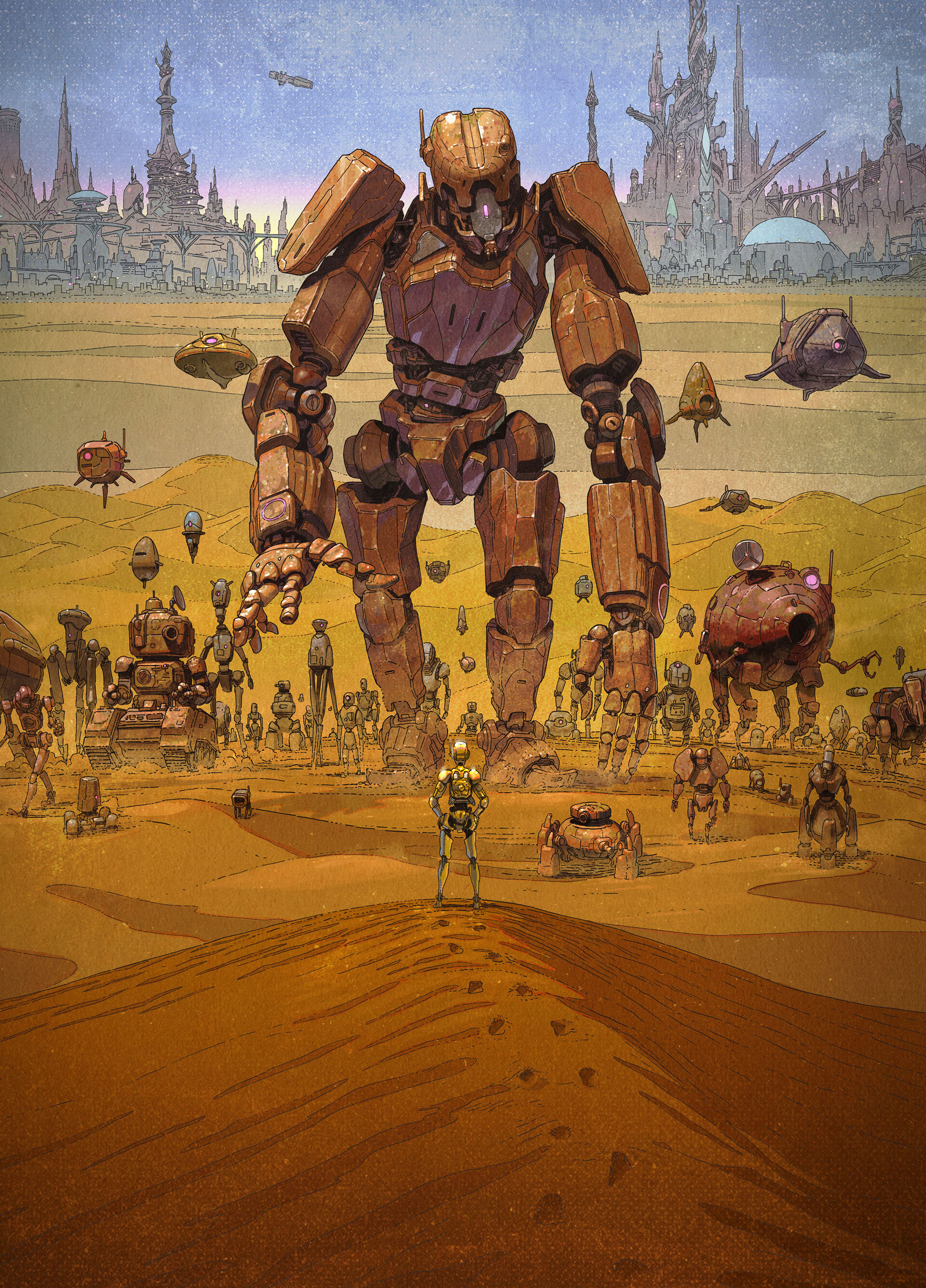 ArtStation - ”Neom" Cover Art