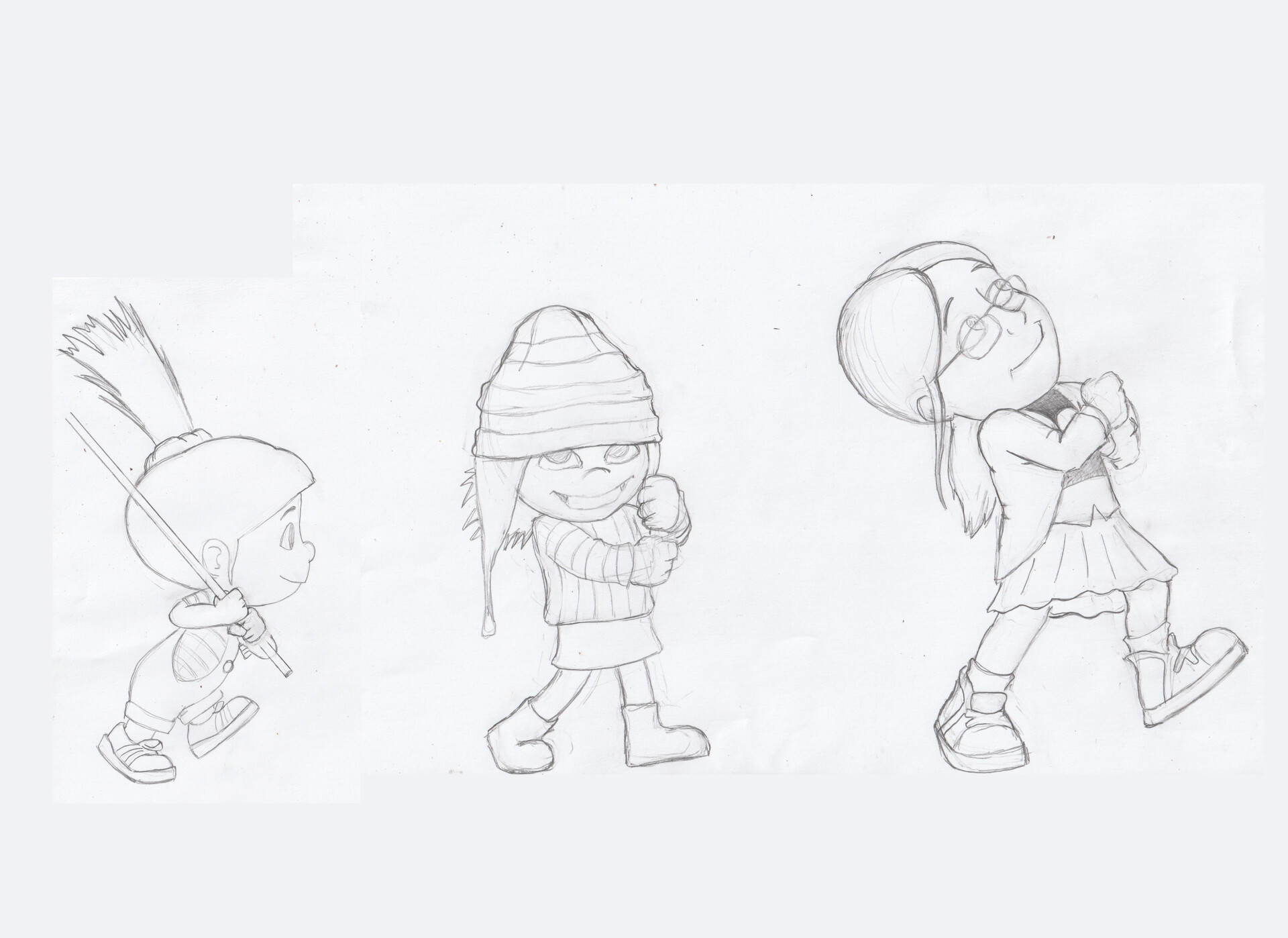 ArtStation - Agnes, Edith e Margo