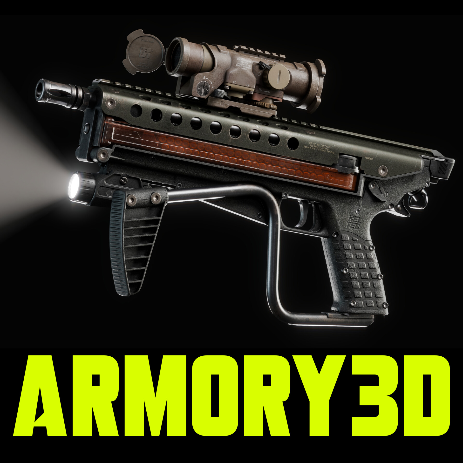 Armory 3D - KelTec R50 3D Model