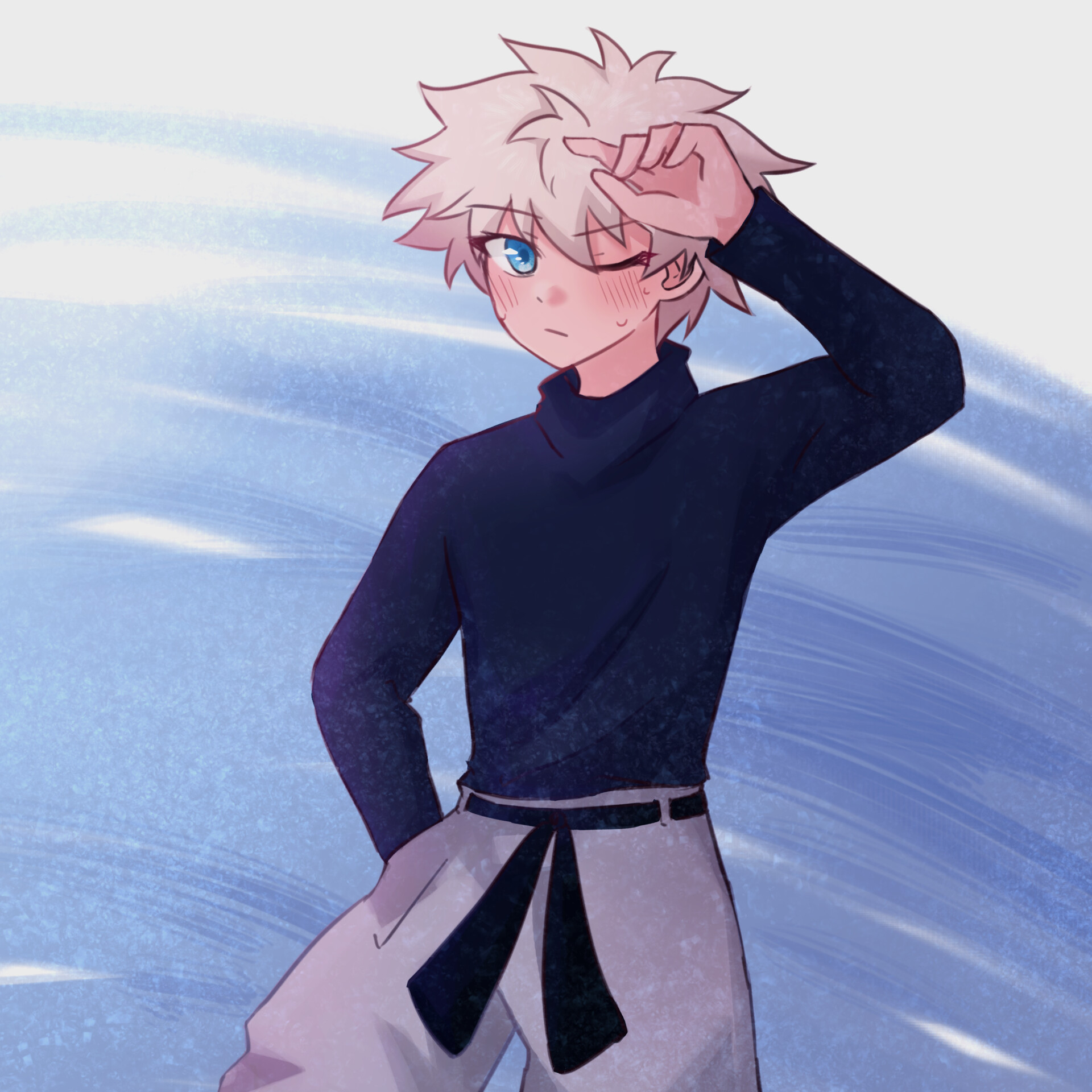 ArtStation - Killua Neo-Green Life Outfit