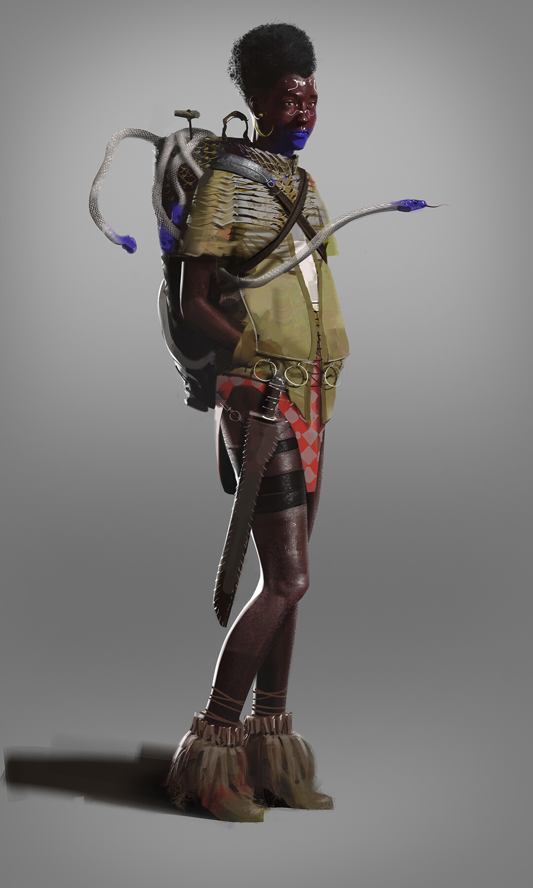 ArtStation - snake girl