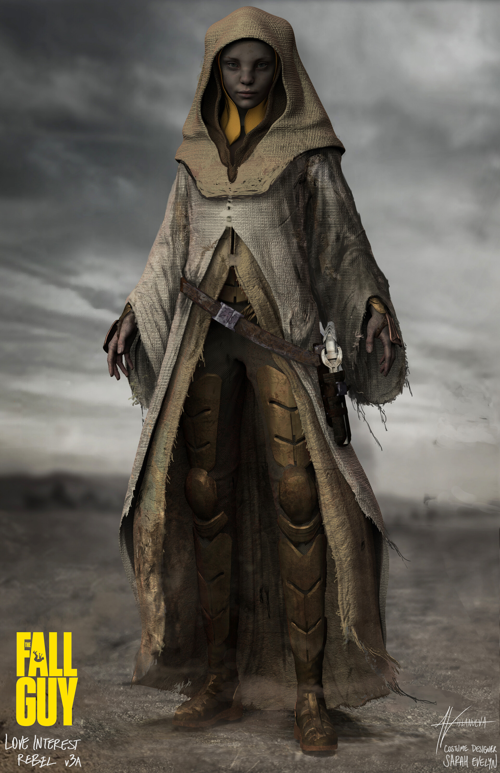 ArtStation - The FALL GUY: Alien Rebel Love Interest