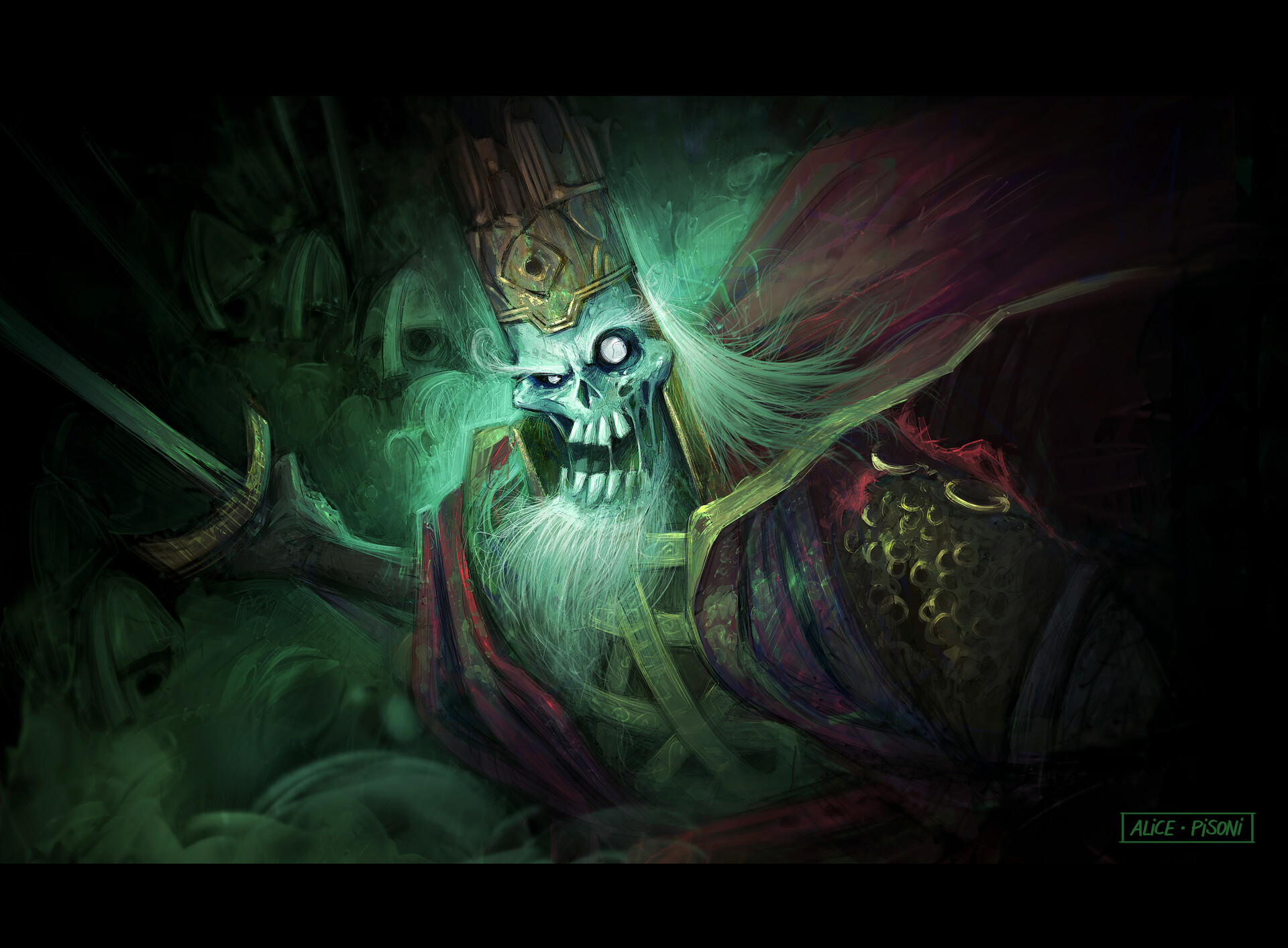 ArtStation - LOTR - King of the Dead FanArt