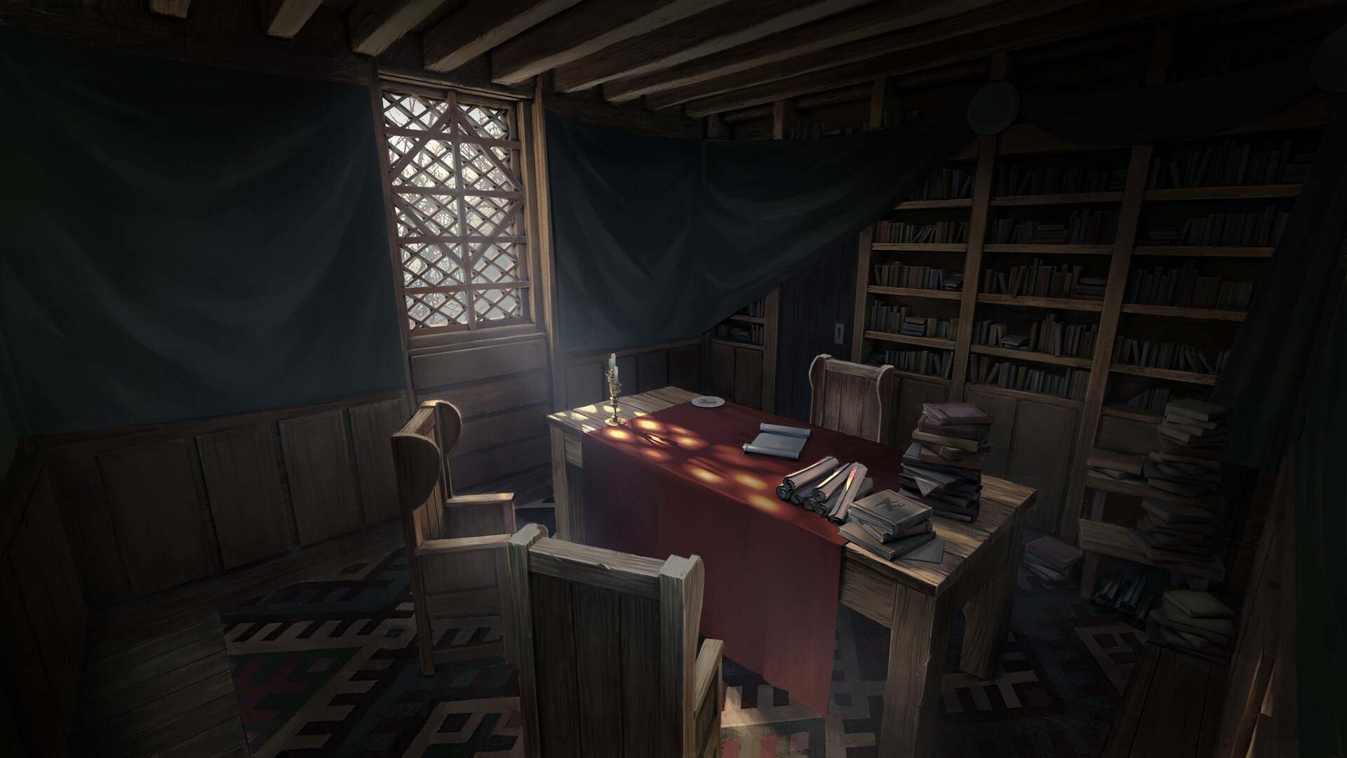 Bo Li - Castlevania Season 3 Lindenfeld Judge's office