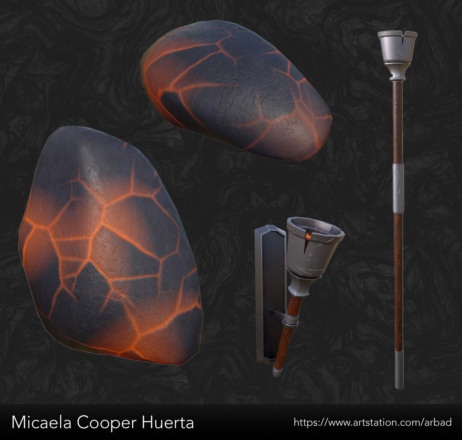 ArtStation - Hell Agent - Prop Production Sheets