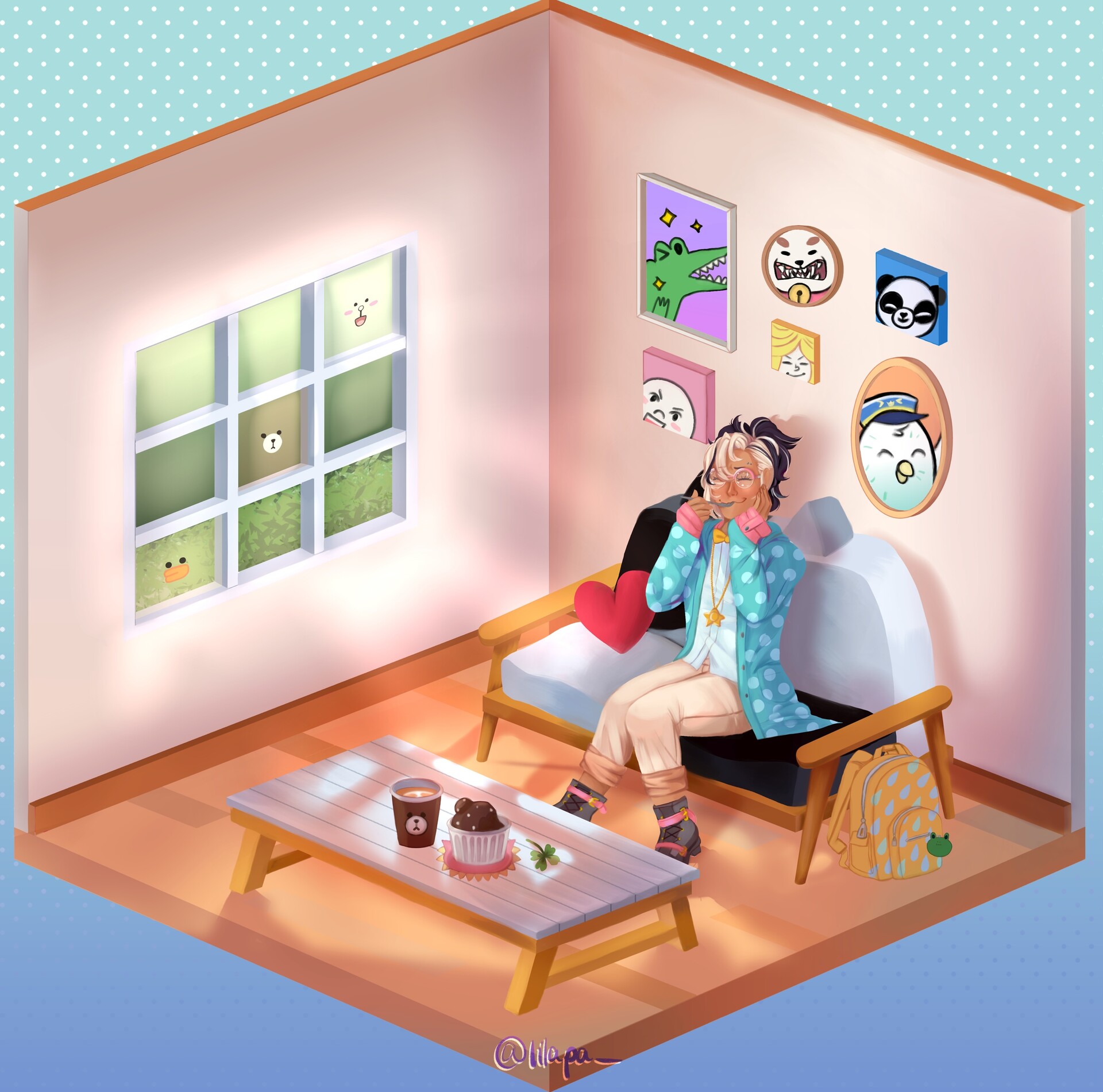 ArtStation - Line Play Room Diorama