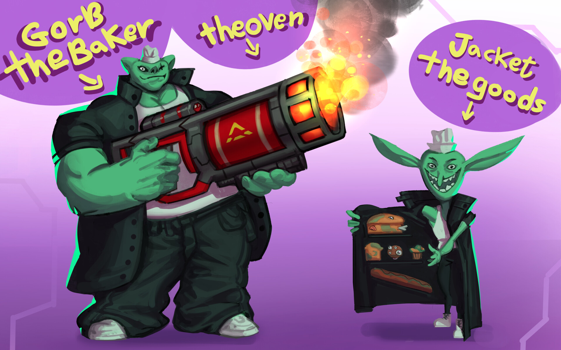 ArtStation - GORB and Jacket and other stuff