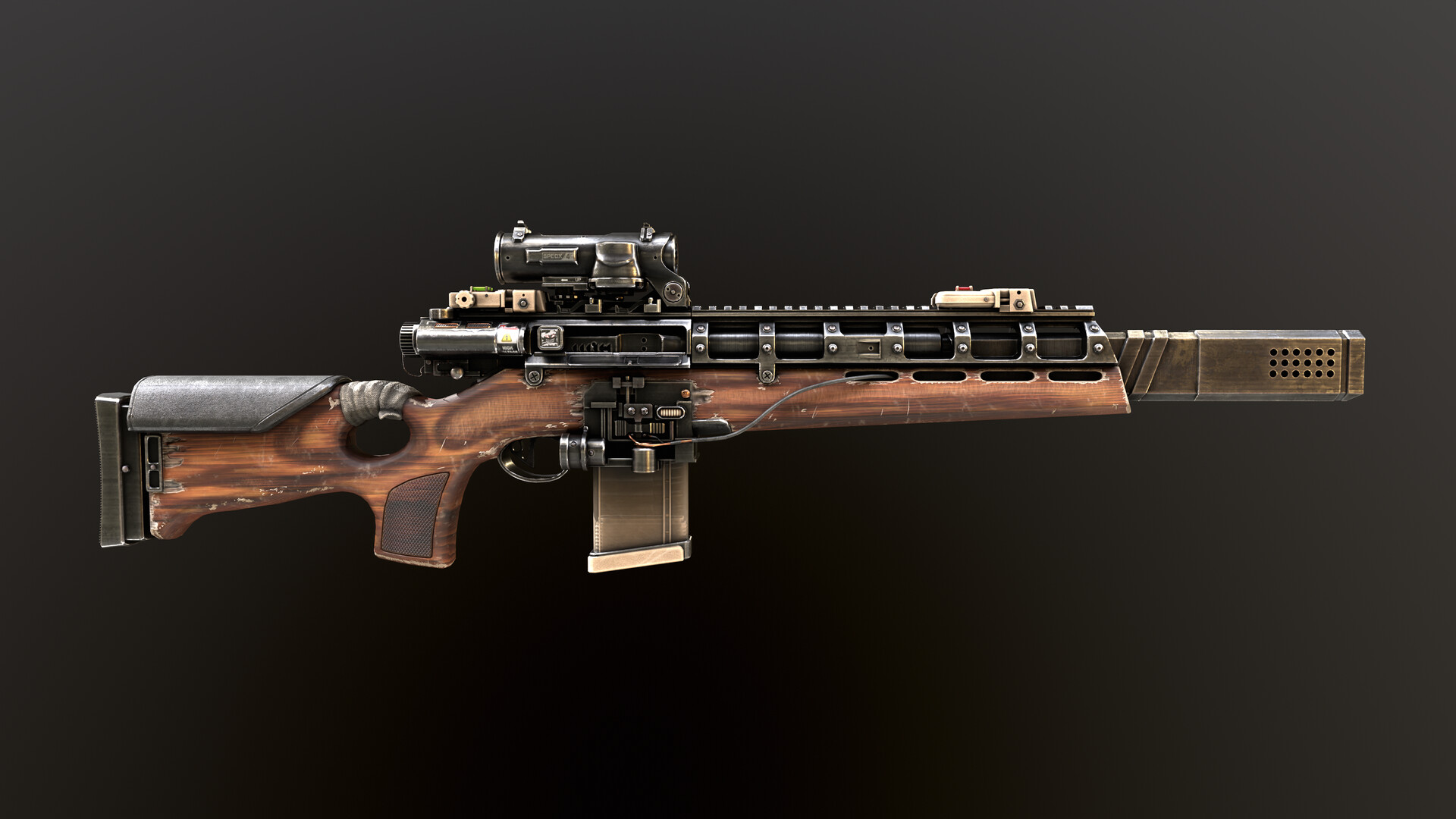 ArtStation - Refitted Rifle