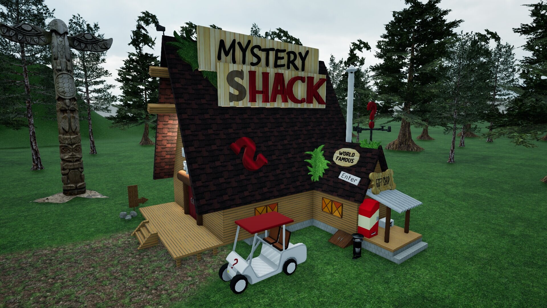 ArtStation - Mystery Shack 3d model
