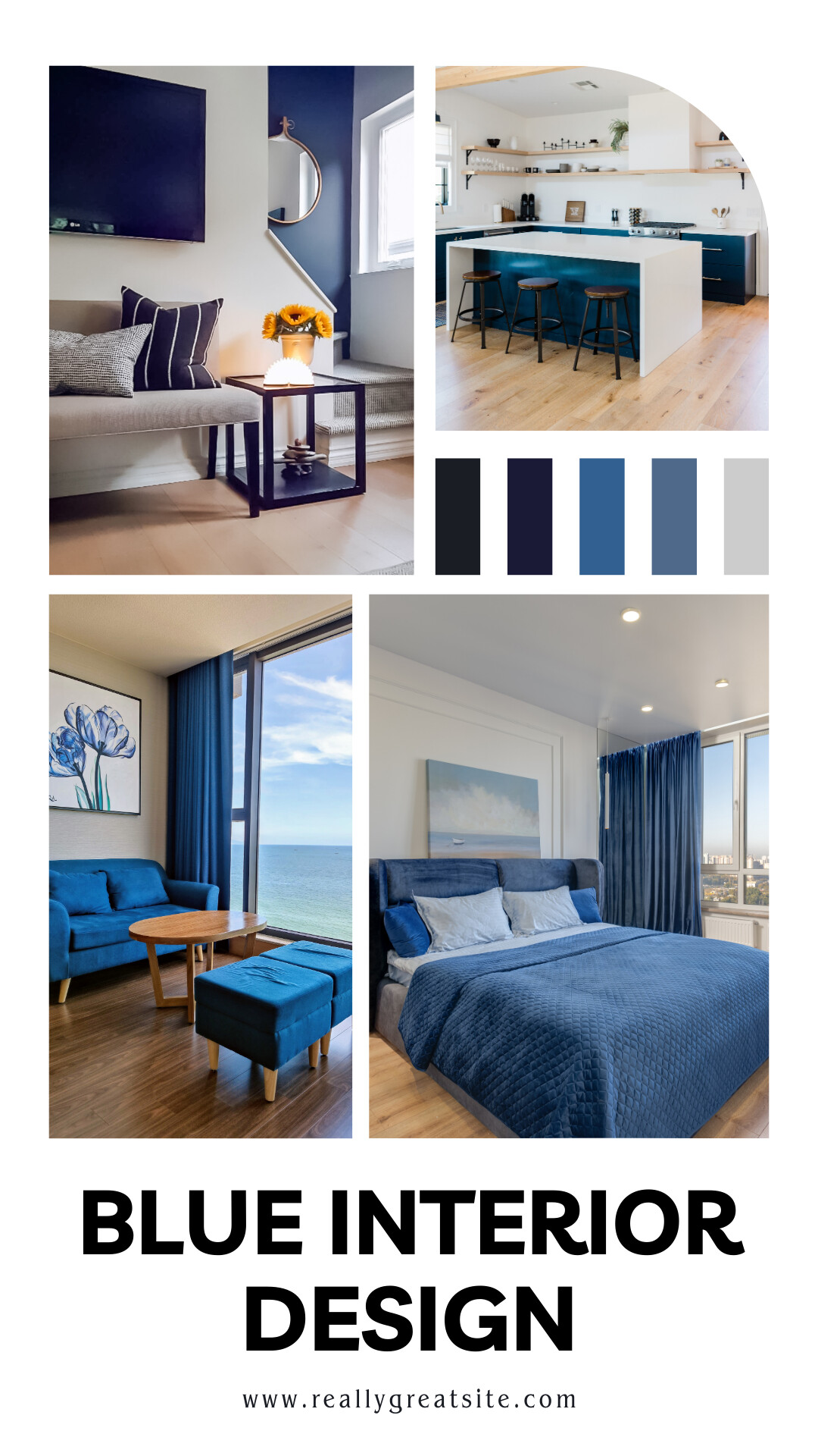 ArtStation - Blue Interior Design