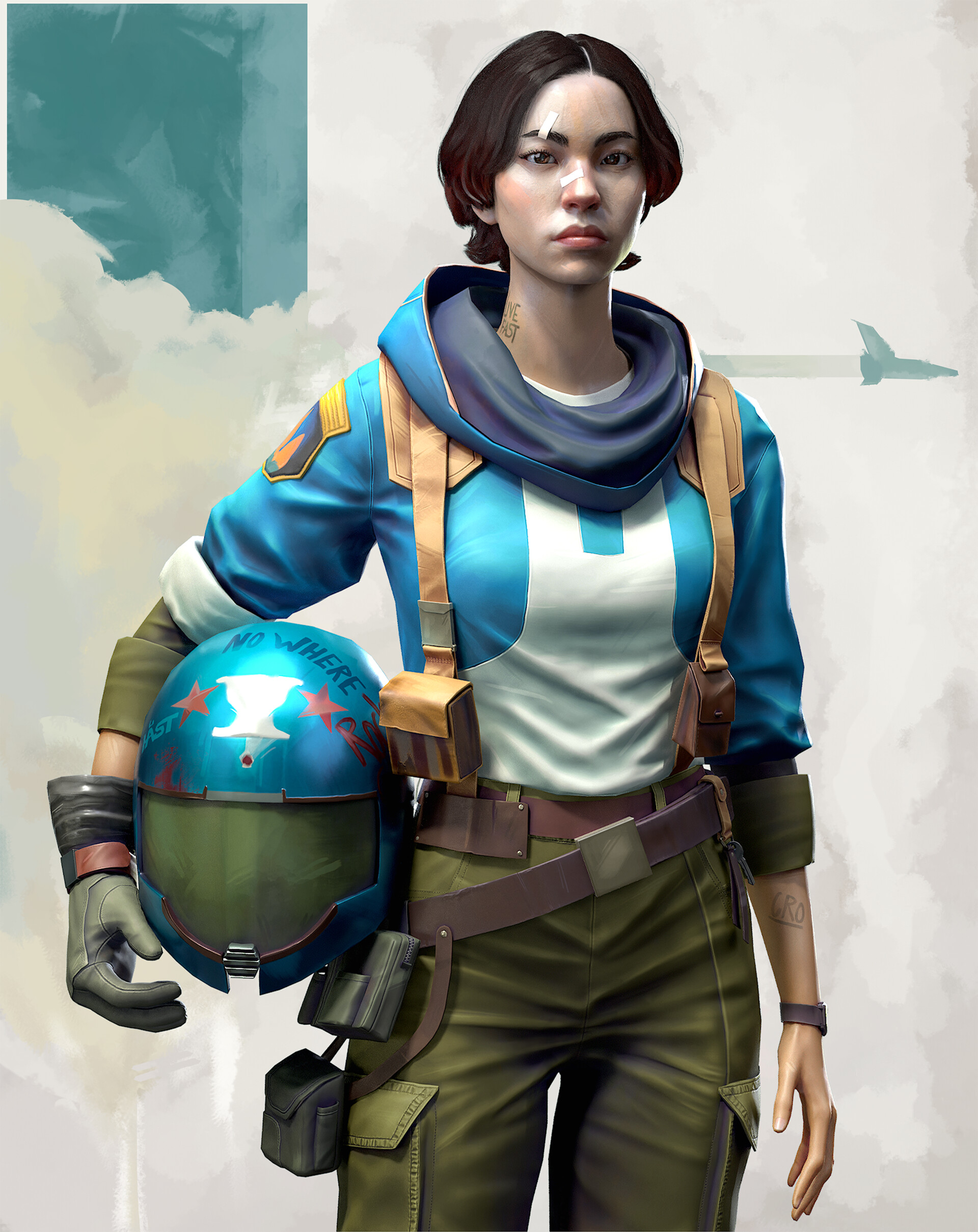ArtStation - Pilot Girl