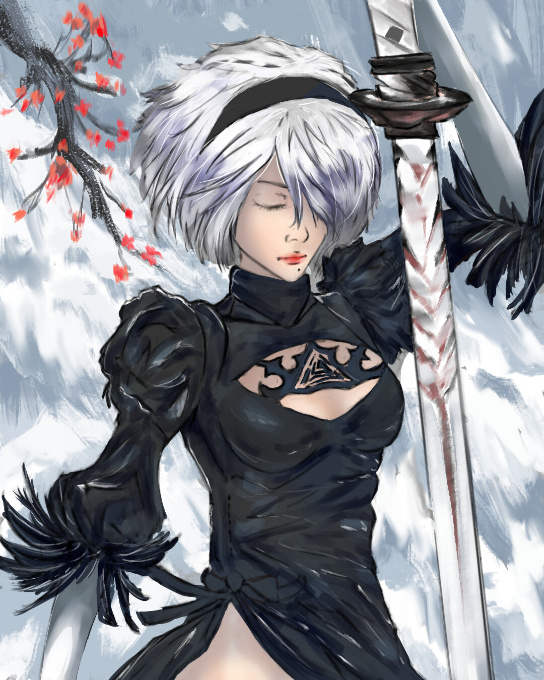 ArtStation - 2B Painting