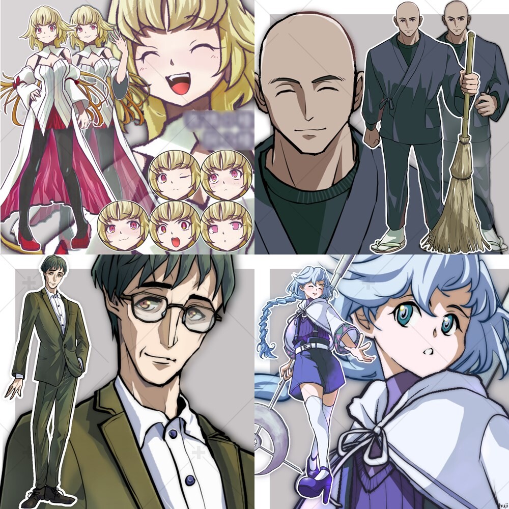 hujimiya - Character Illustration - TRPG-Ready: A Character Quartet