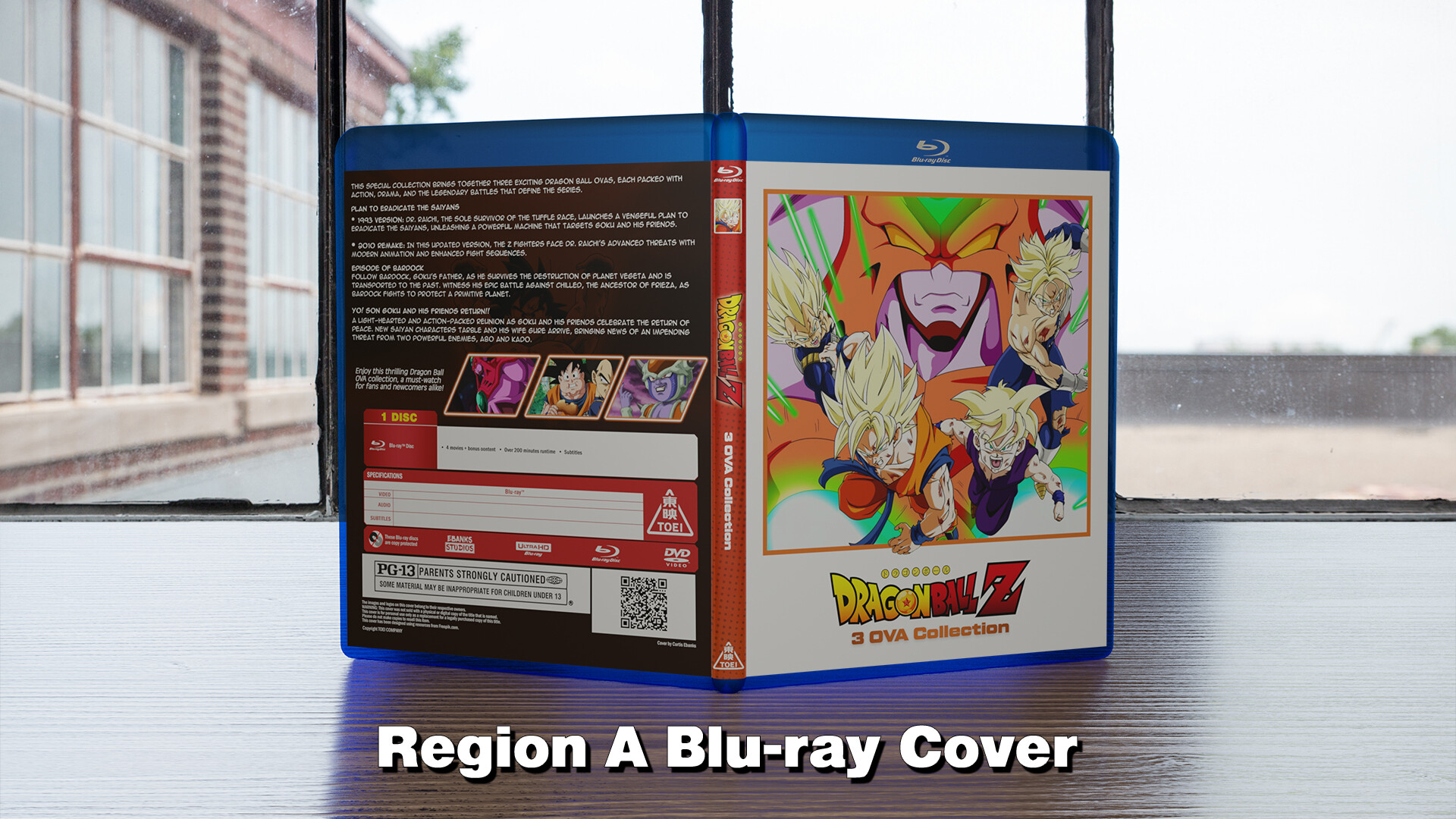 ArtStation - Dragon Ball Z: 3 OVA Collection - Custom Blu-ray Cover