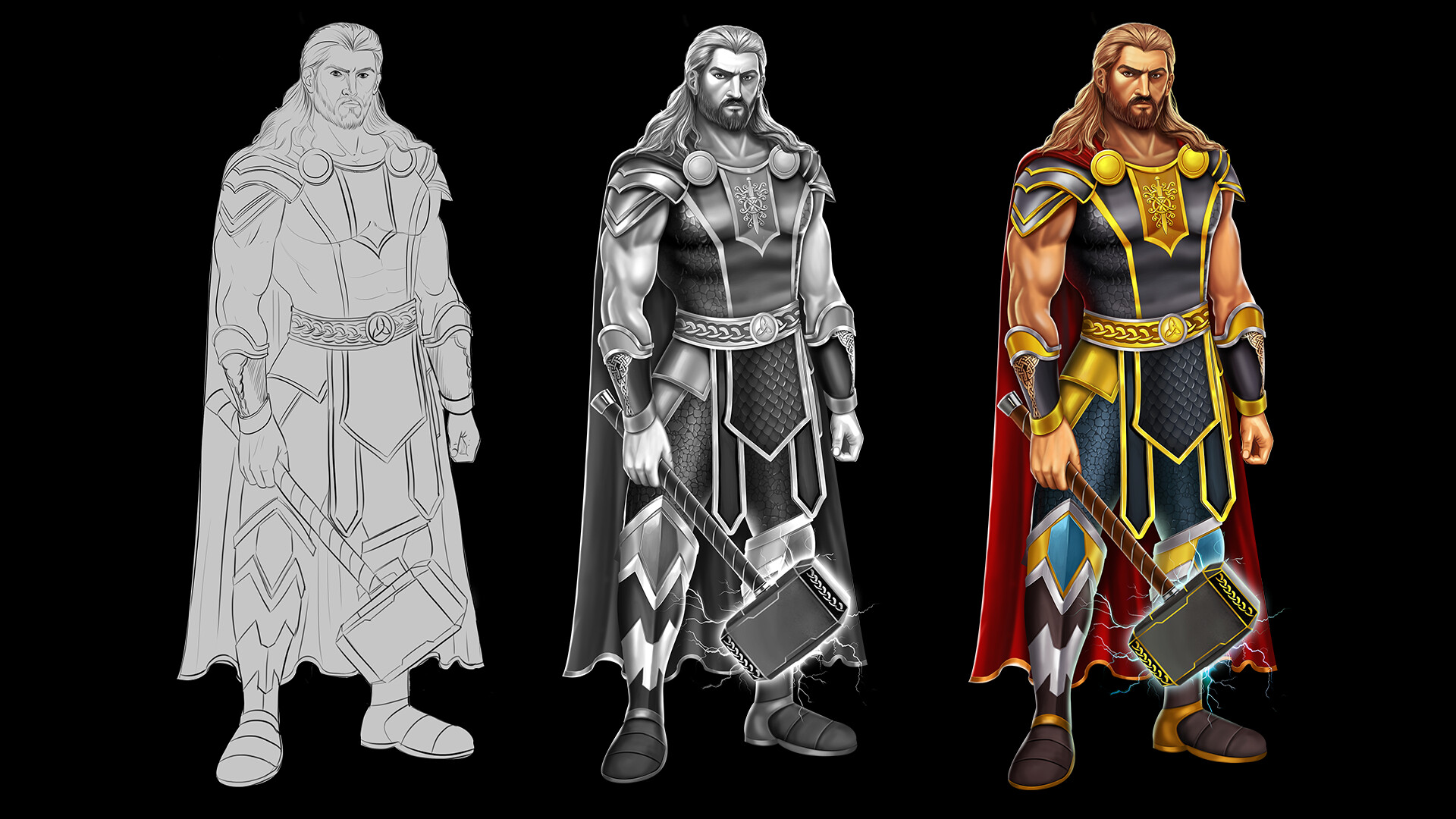 ArtStation - Character Design For Slots Game