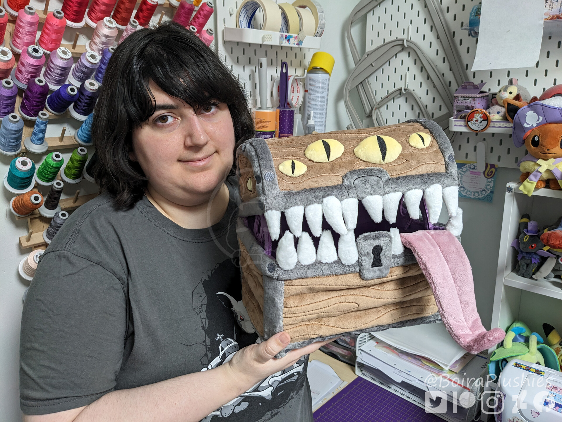 ArtStation - Big Mimic plush - Original design