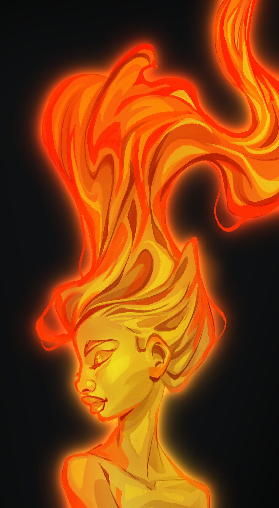 ArtStation - Fire Girl