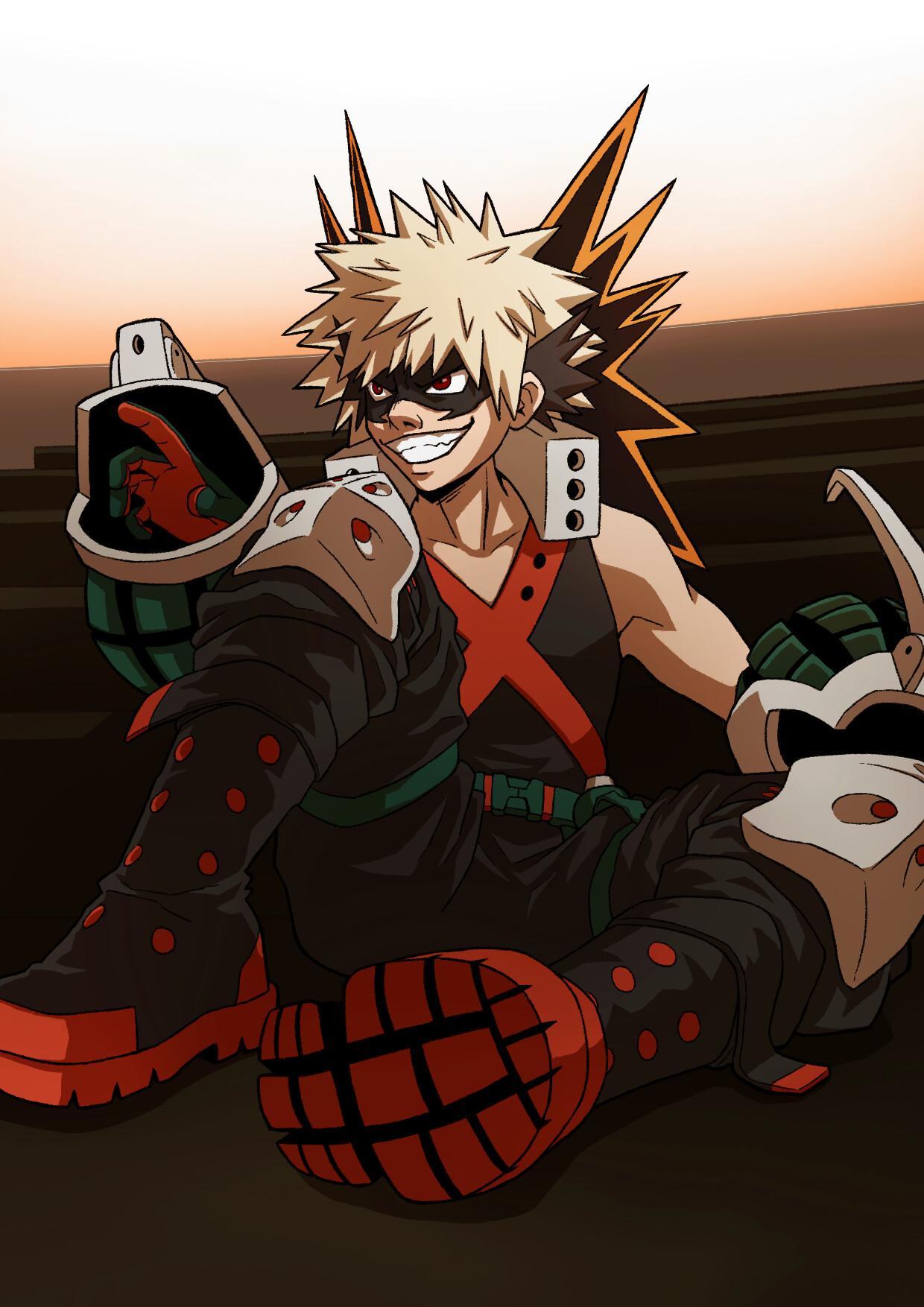 ArtStation - Bakugou Fanart (My Hero Academia)